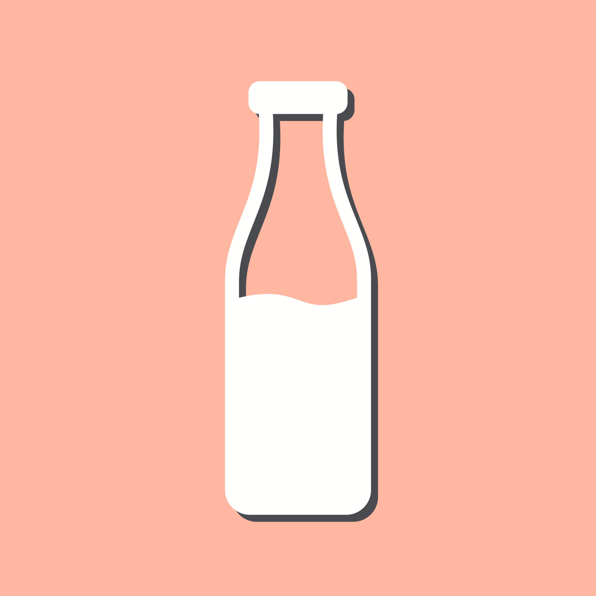 Milk Bottle Vector Icon 21448021 Vector Art at Vecteezy