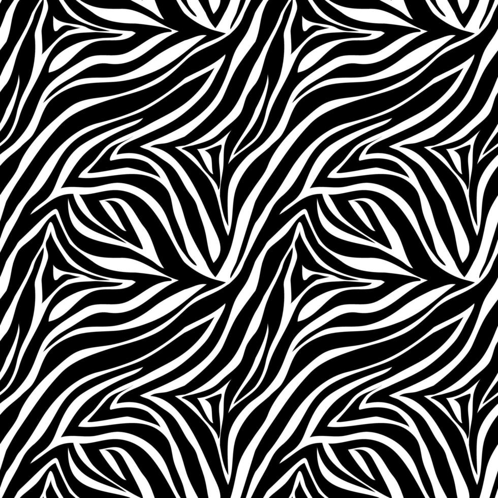 Vector animal print. Zebra ornament. Seamless pattern 21449432 Vector ...