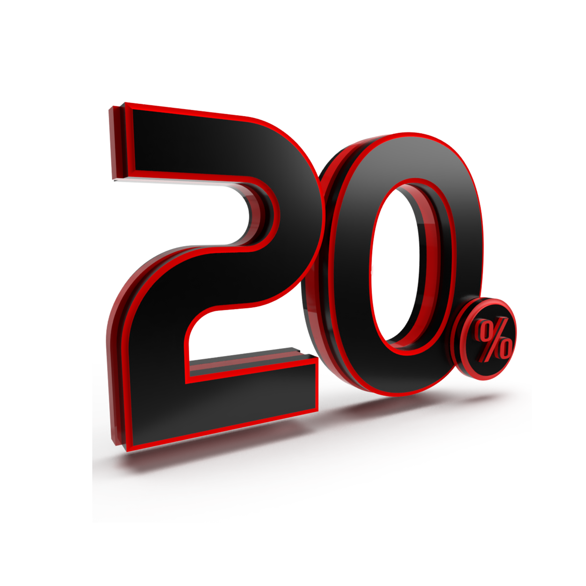 3d Number 20 Percentage Red Black Sale Discount Sale Promo 21451438 PNG 3d-number-20-percentage-red-black-sale-discount-sale-promo-21451438-png