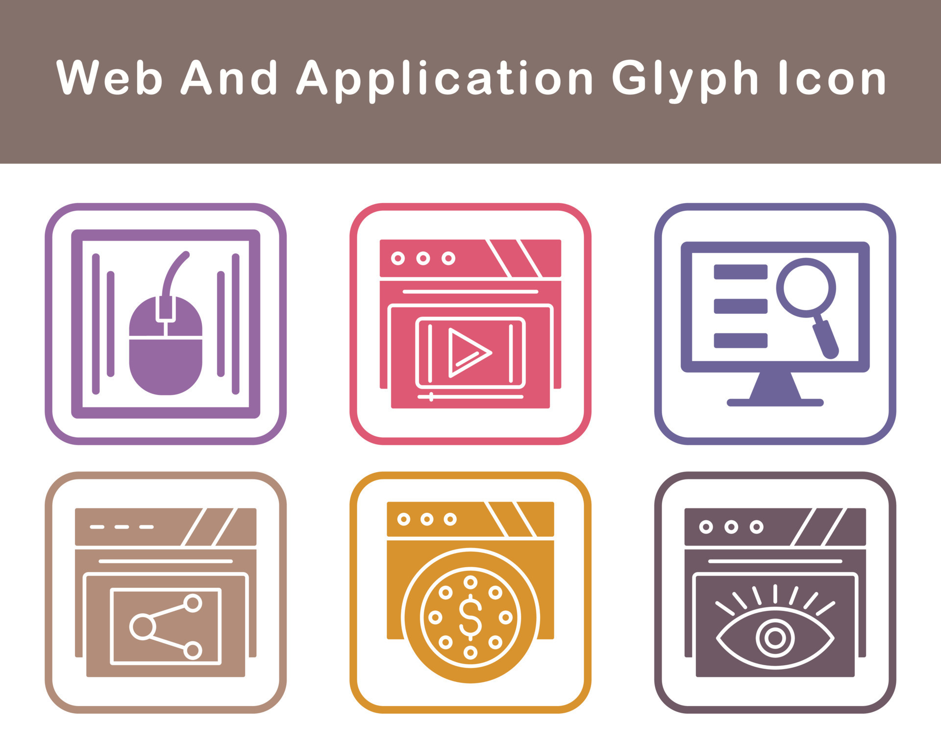 Web And Application Vector Icon Set 21455446 Vector Art At Vecteezy