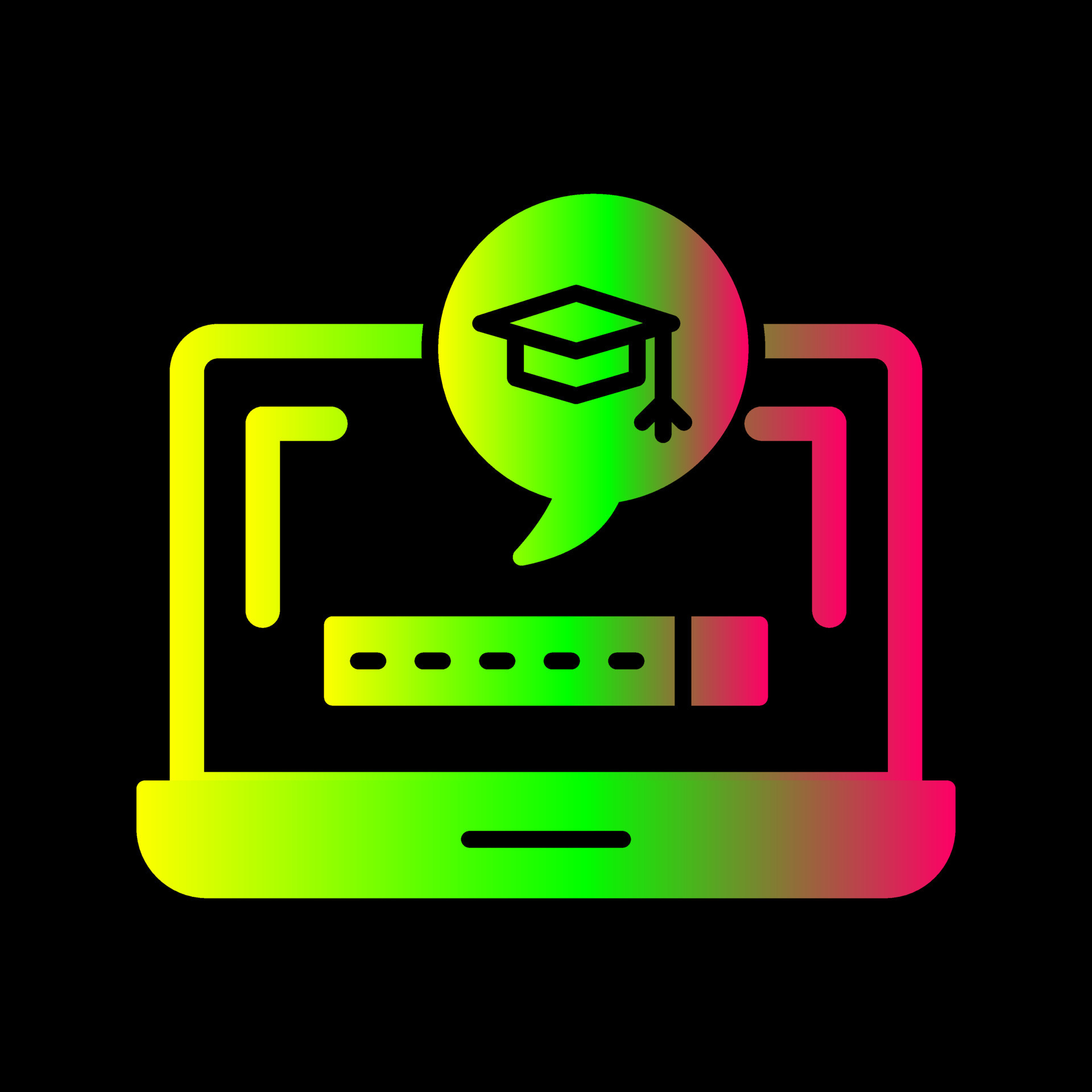 Digital Learning Vector Icon 21457505 Vector Art At Vecteezy