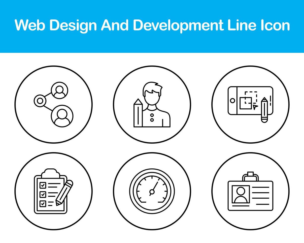 Web Design And Development Vector Icon Set 21457619 Vector Art at Vecteezy