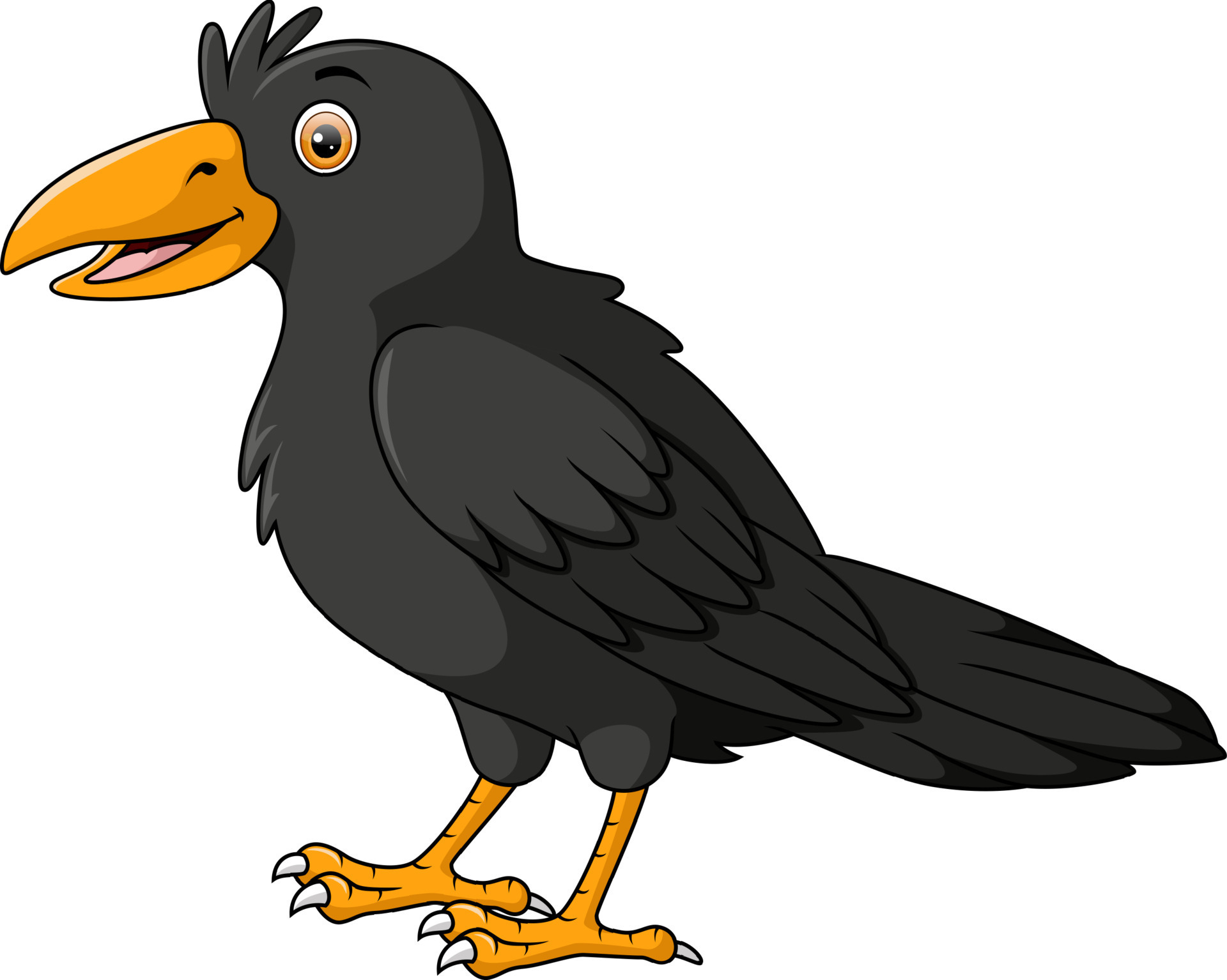 Cute Crow Clipart