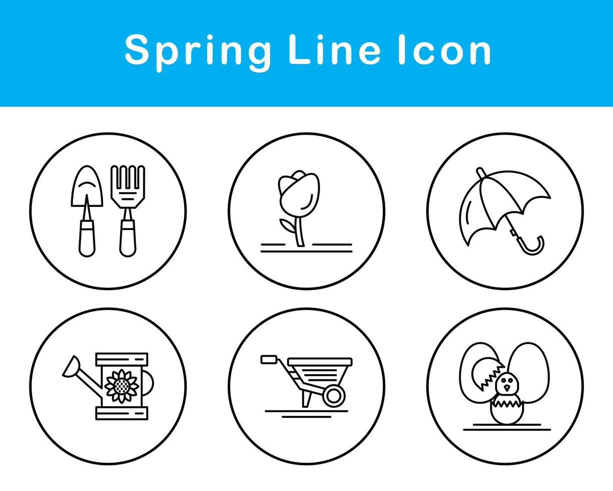 Spring Vector Icon Set 21458322 Vector Art at Vecteezy