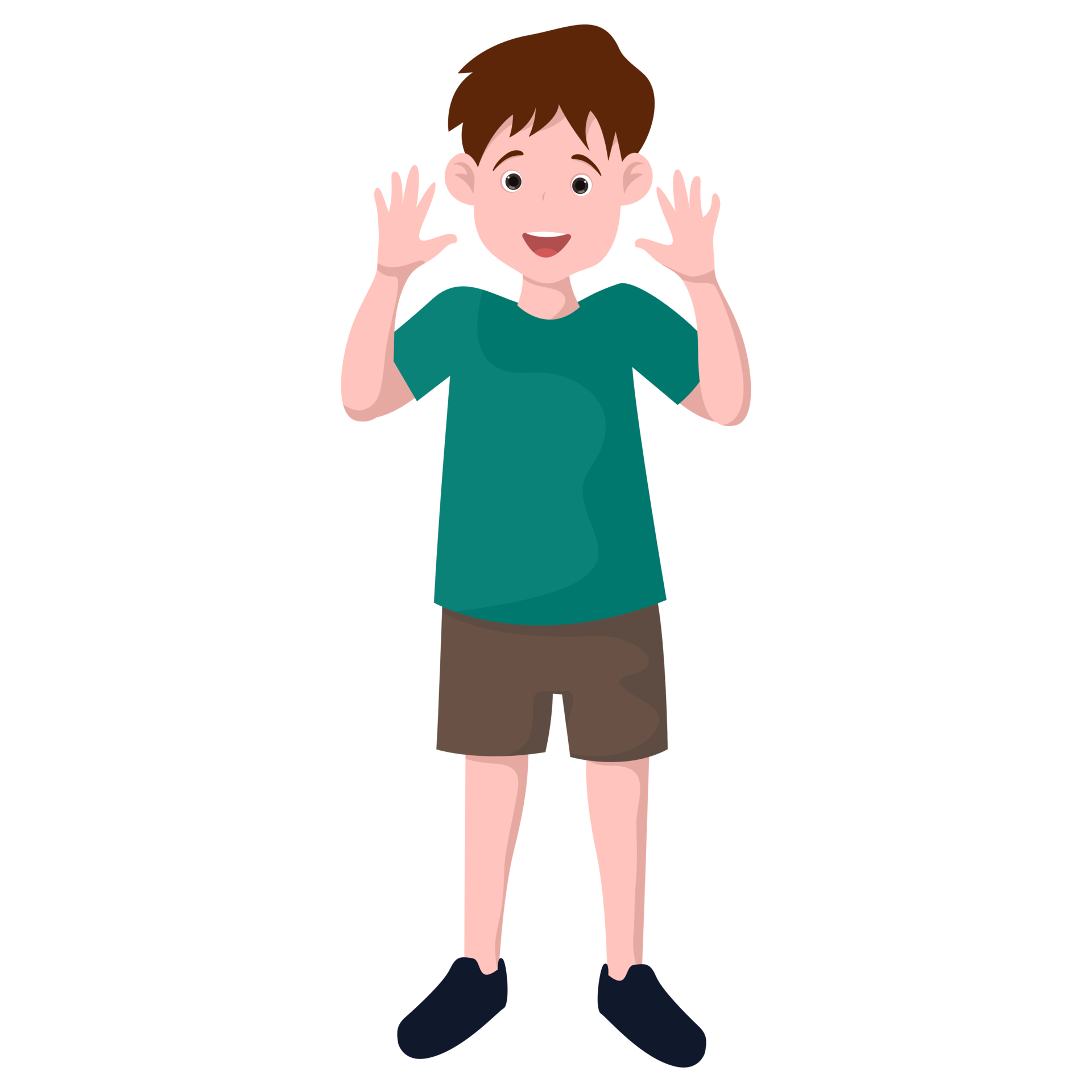 Kid boy isolated on background. 21458410 PNG