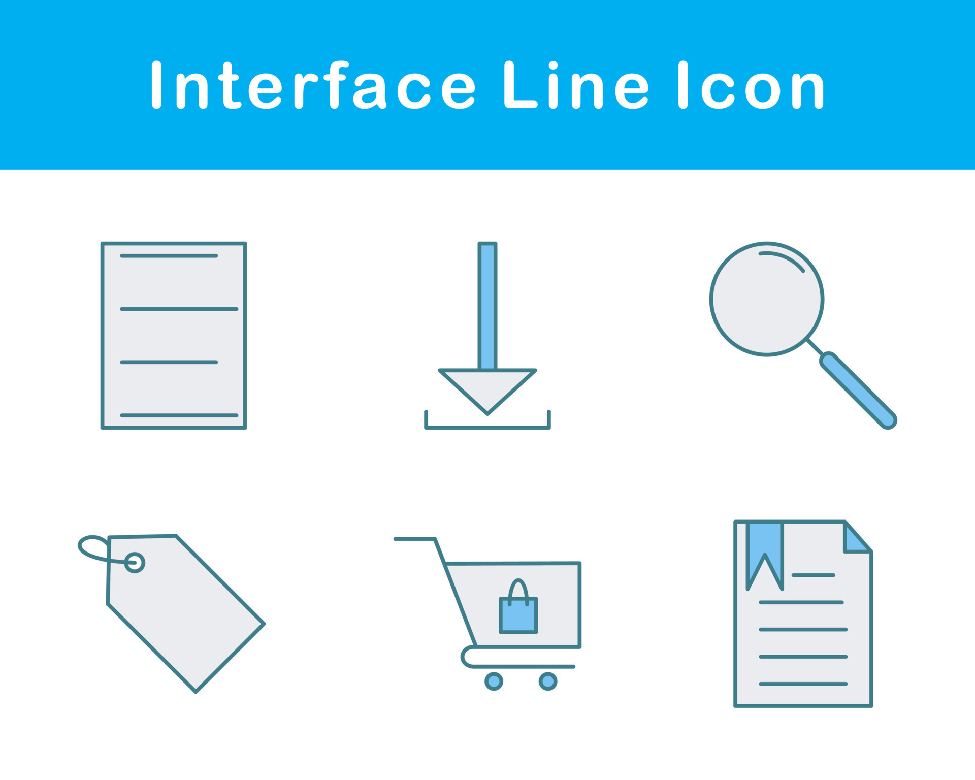 Interface Vector Icon Set 21458969 Vector Art at Vecteezy