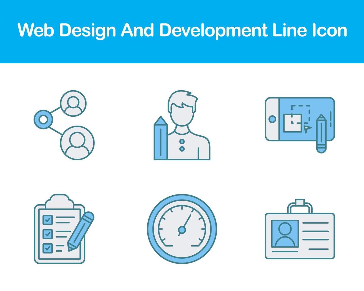 Web Design And Development Vector Icon Set 21459362 Vector Art at Vecteezy