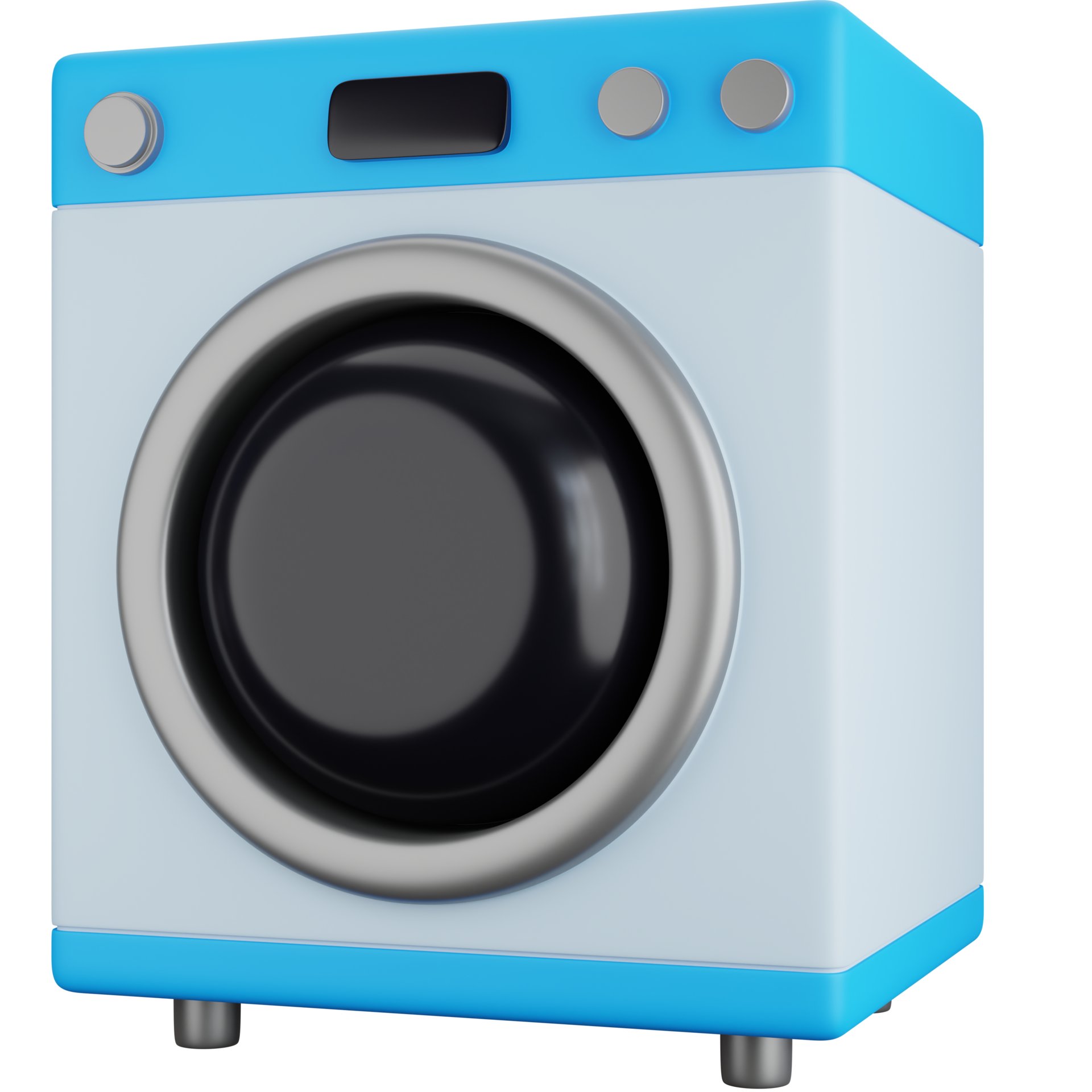 3D Icon Illustration Washing machine 21460651 PNG