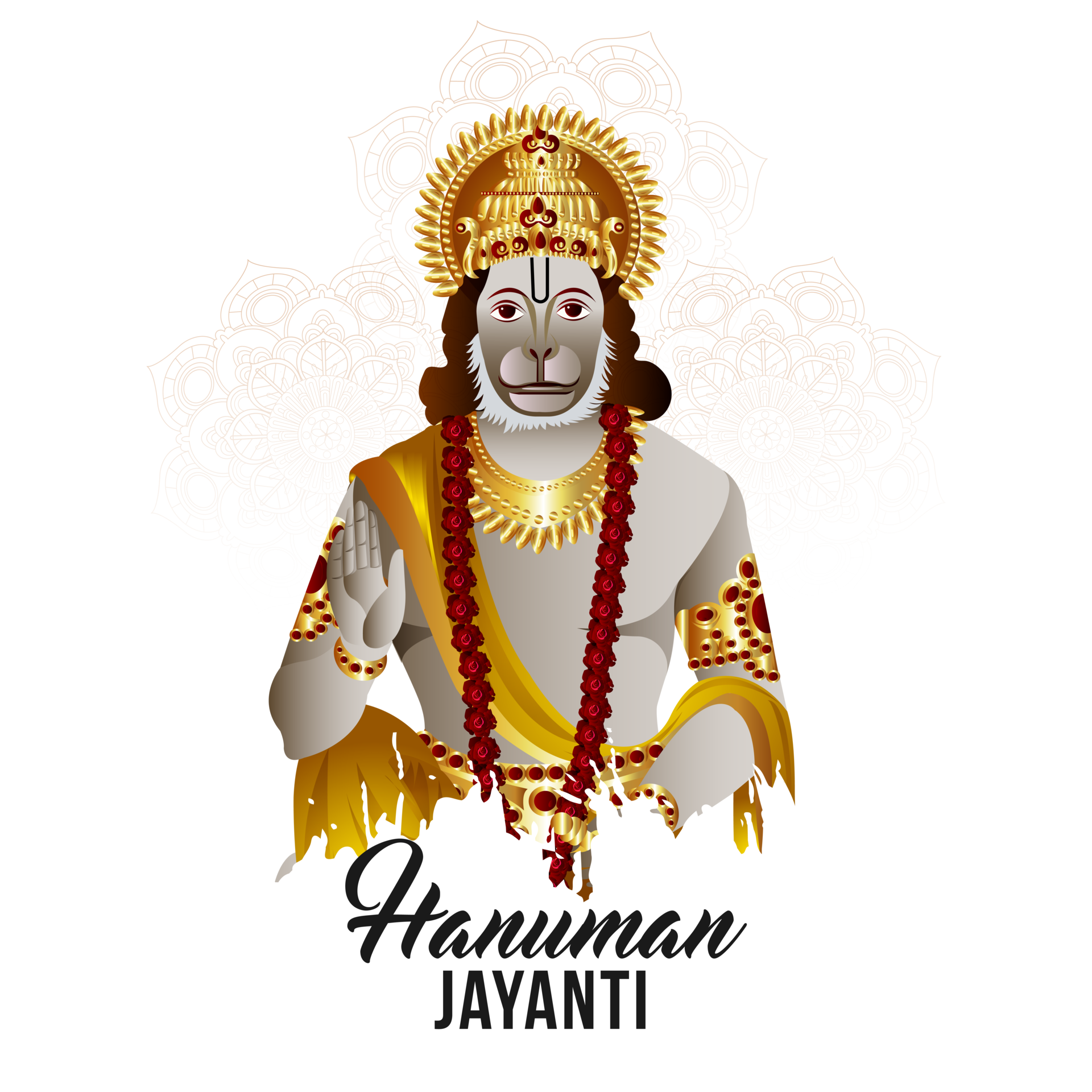 Illustration Von Gadda Zum Hanuman Jayanti 21462340 Png