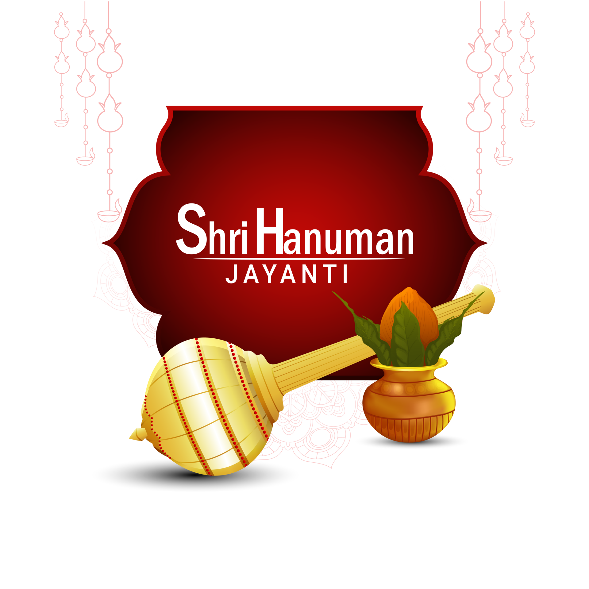 Illustration With Illustration Of Happy Hanuman Jayanti 21462346 Png