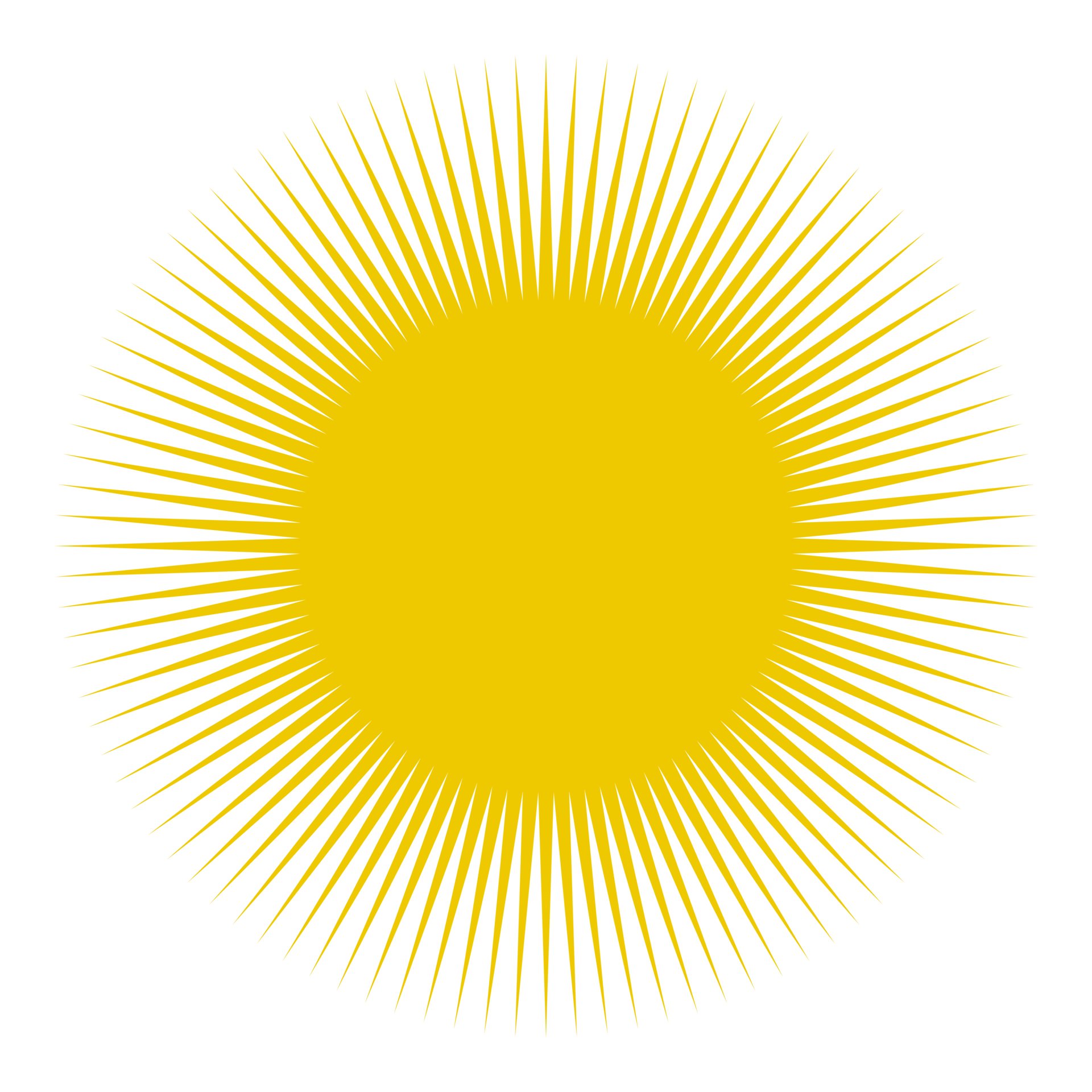 Abstract Geometric Sun Shape on a Transparent Background 21468420 PNG