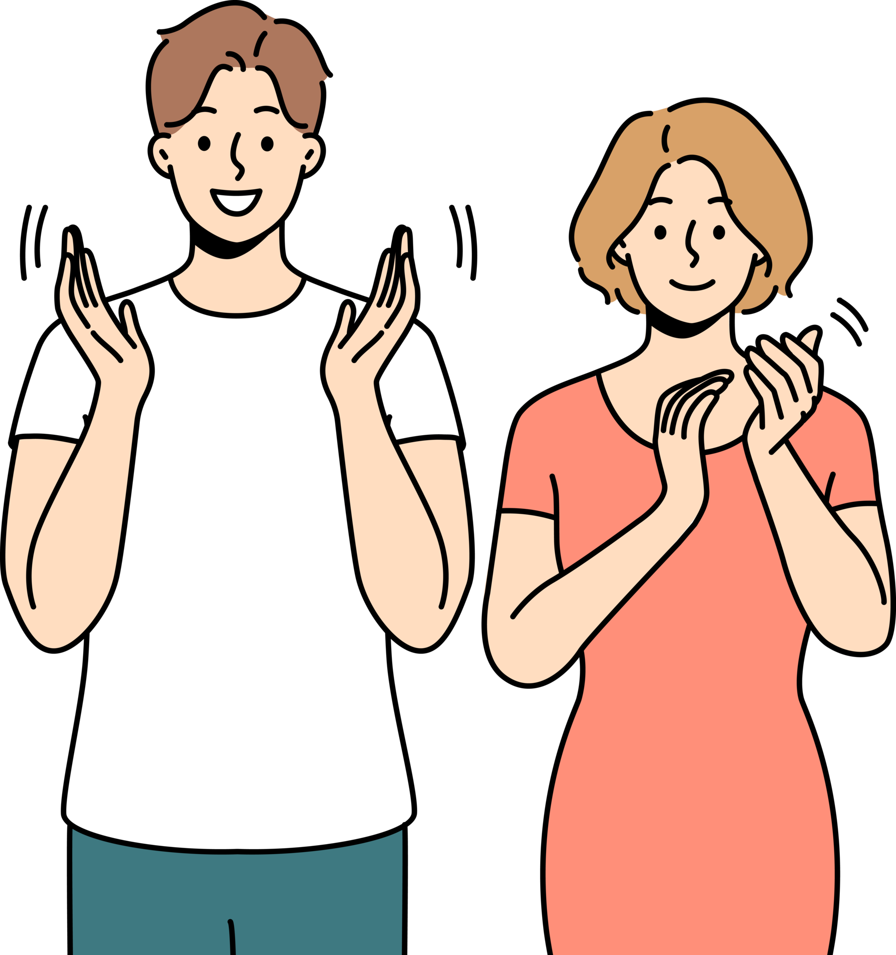Smiling People Applaud Showing Appreciation 21468893 PNG smiling-people-applaud-showing-appreciation-21468893-png