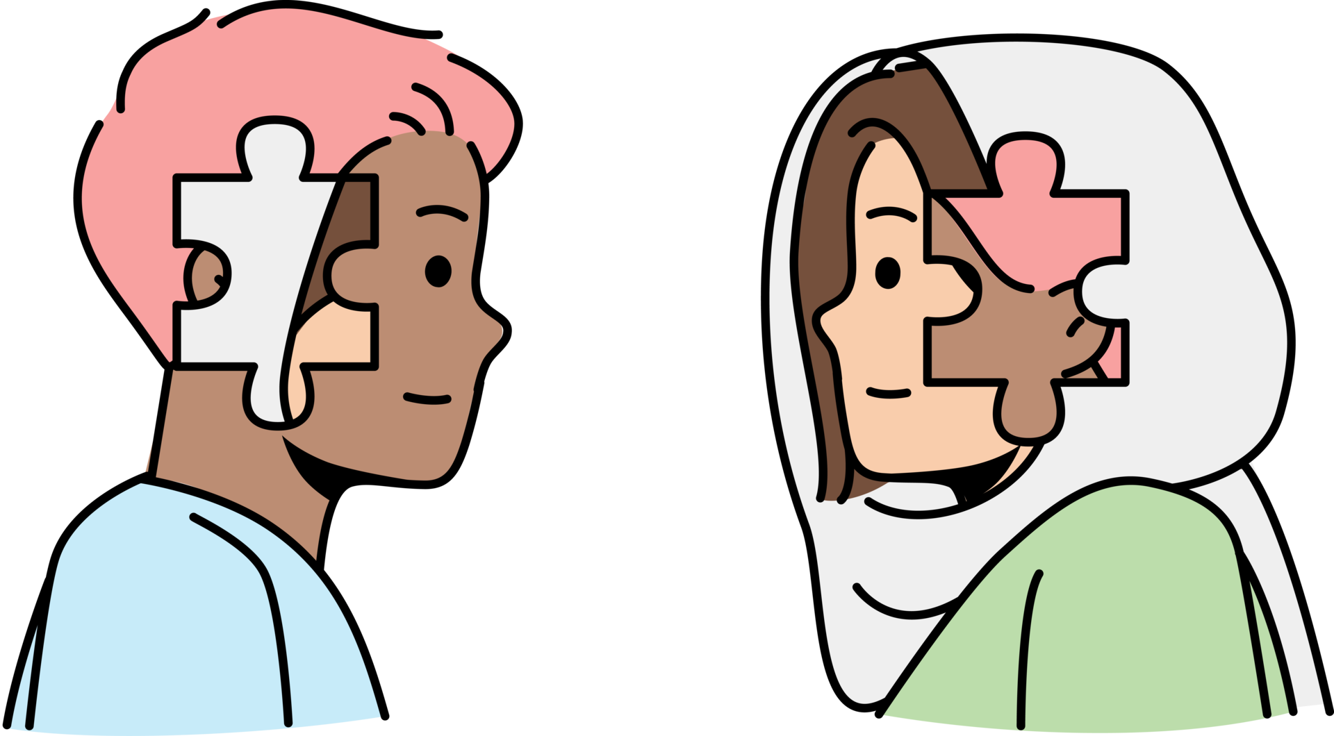 Multicultural woman, man trying to understand to each other. 21476624 PNG Multicultural woman, man trying to understand to each other. 21476624 PNG