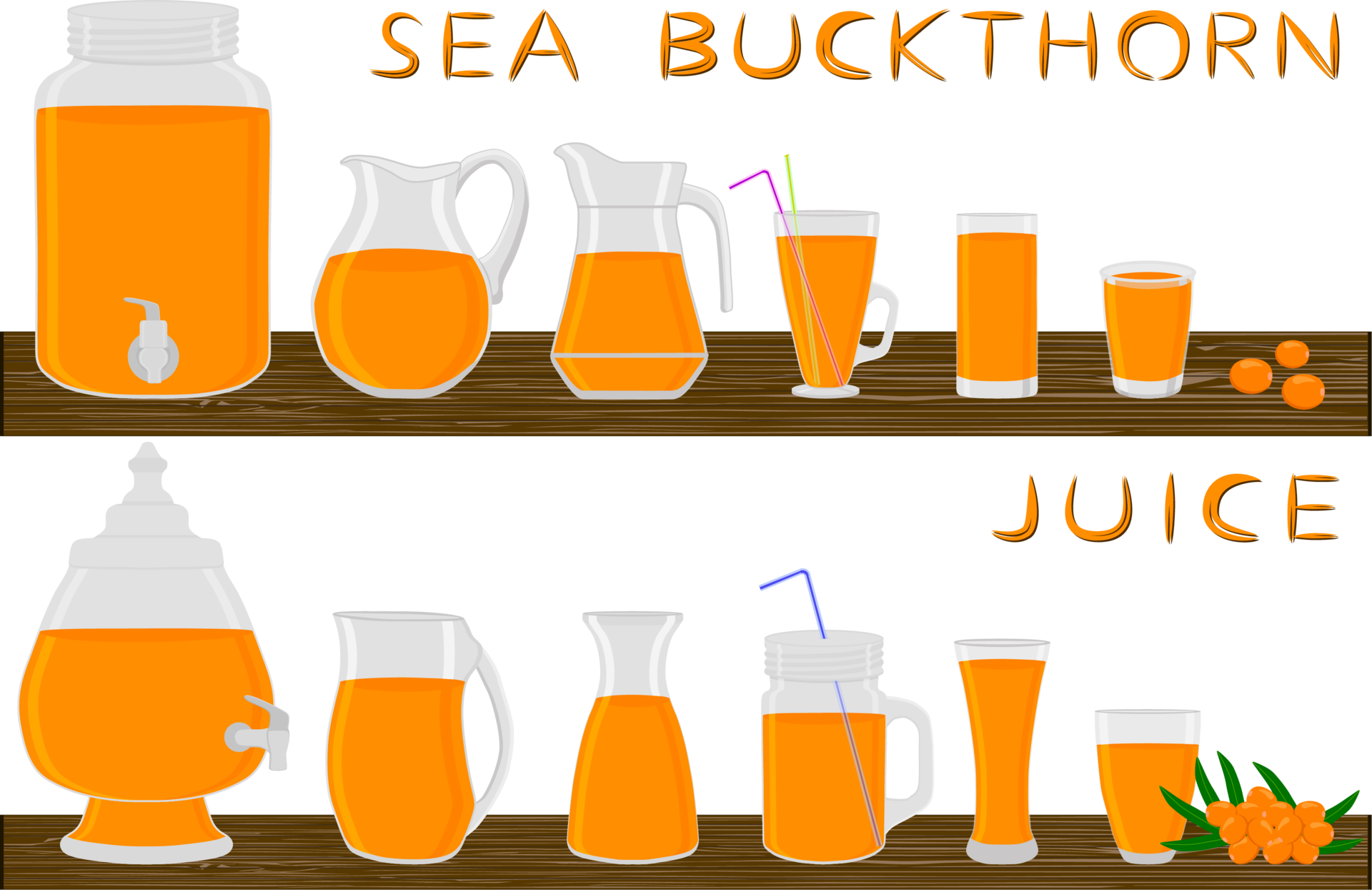 Big Kit Different Types Glassware With Juice 21478470 PNG big-kit-different-types-glassware-with-juice-21478470-png