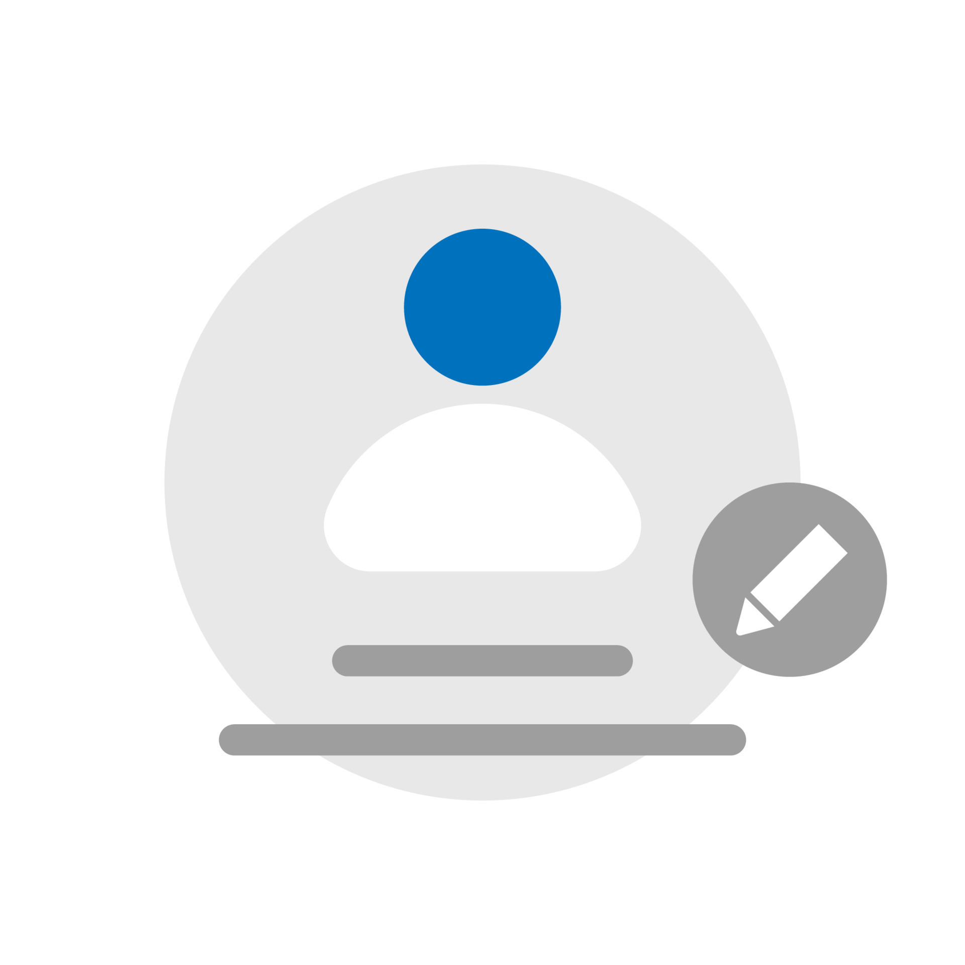 editar perfil información concepto ilustración plano diseño vector eps10. moderno gráfico ...