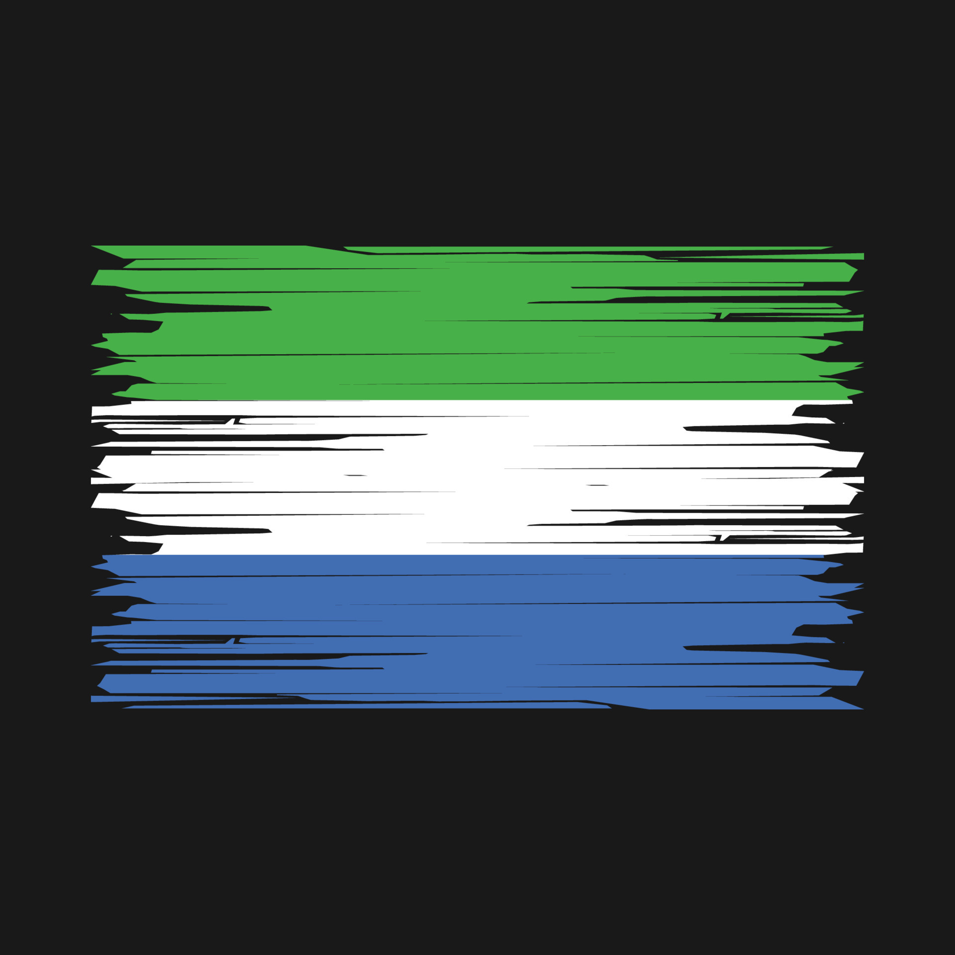 Sierra Leone Flag Brush 21484532 Vector Art at Vecteezy