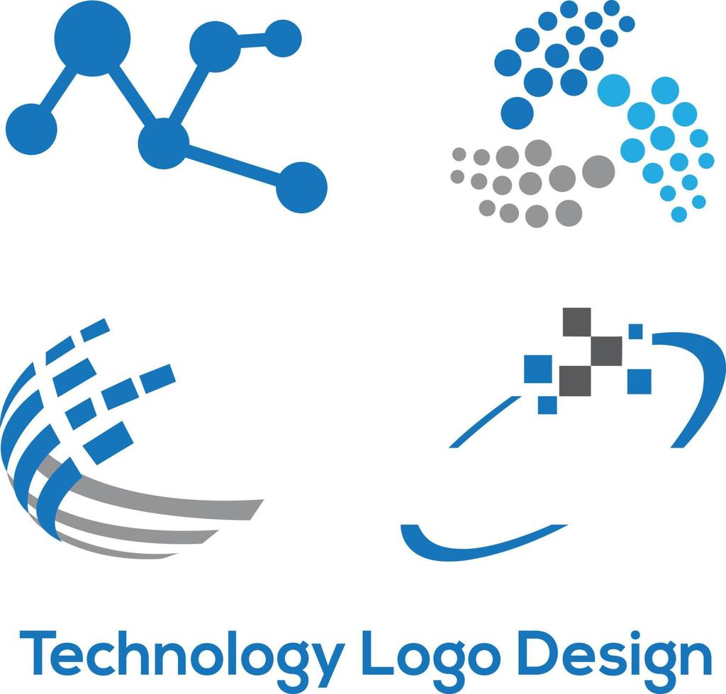 Technology Logo Design 21485946 Vector Art at Vecteezy