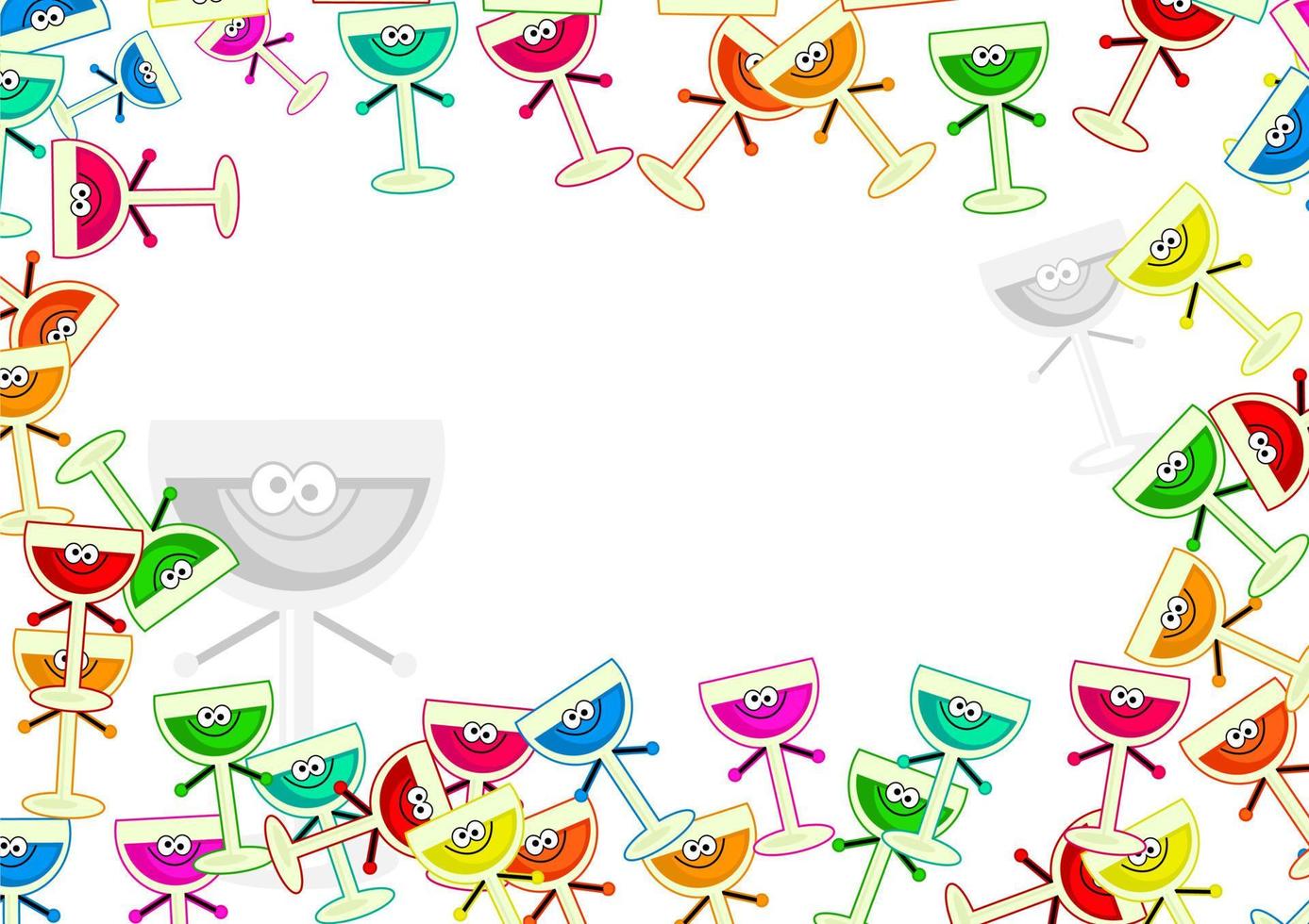 Cocktail Border Vector Art Icons And Graphics For Free Download