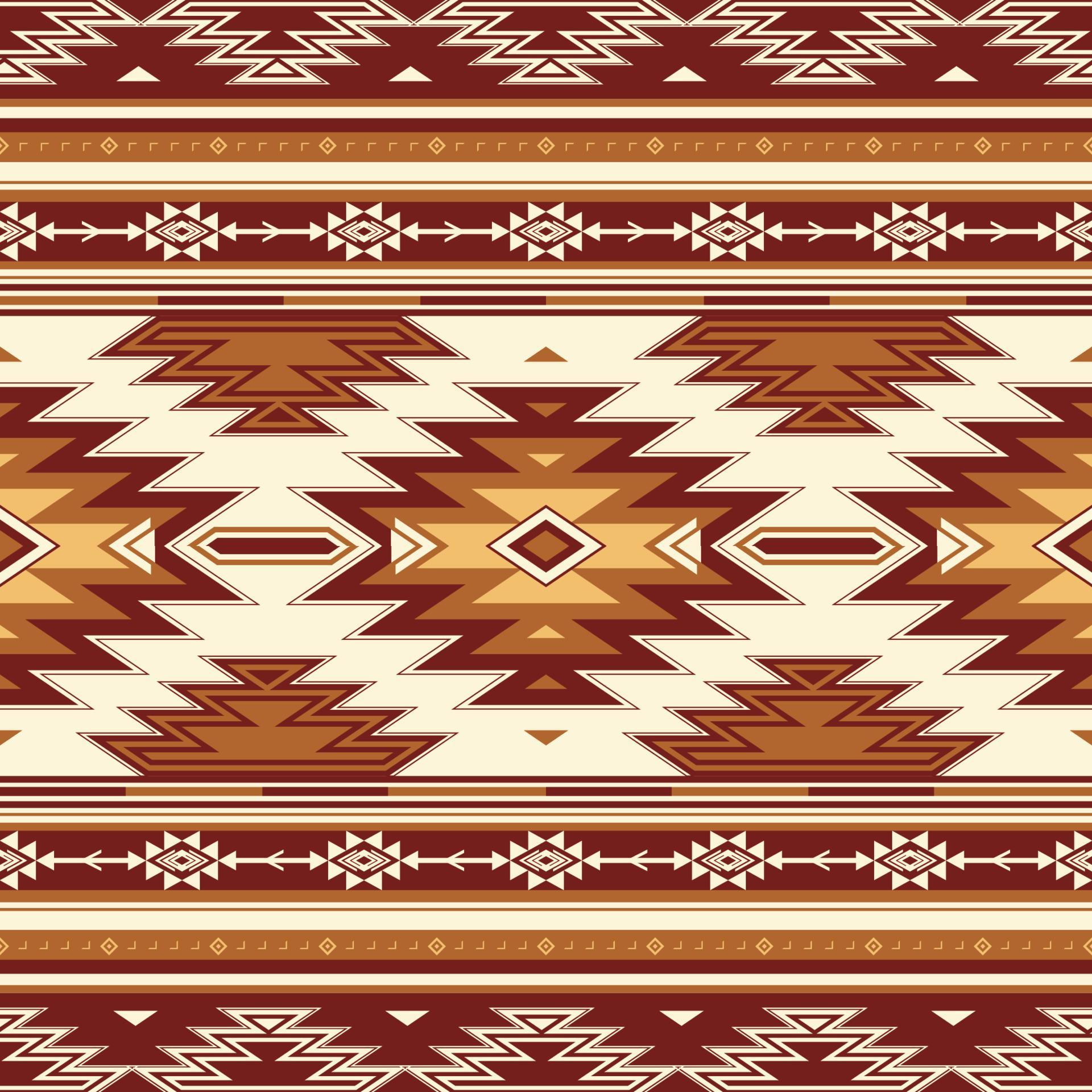 Native American Indian Ornament Pattern Geometric Ethnic Textile