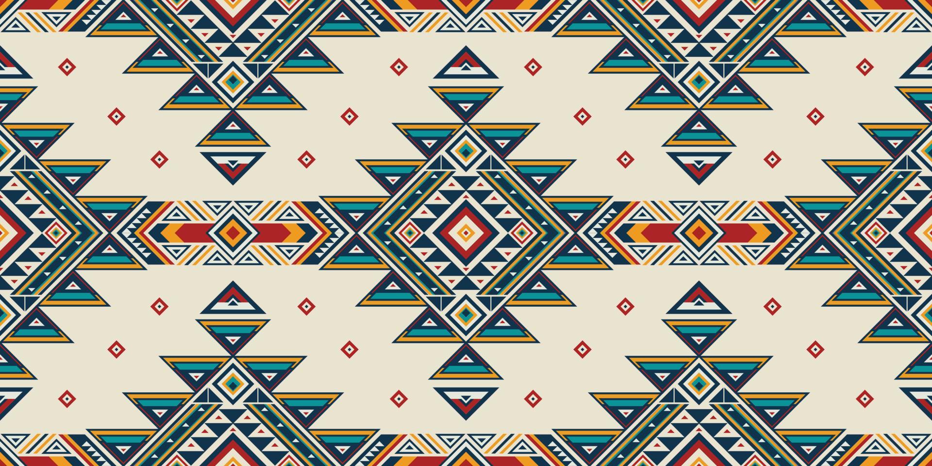 Native american indian ornament pattern geometric ethnic textile ...
