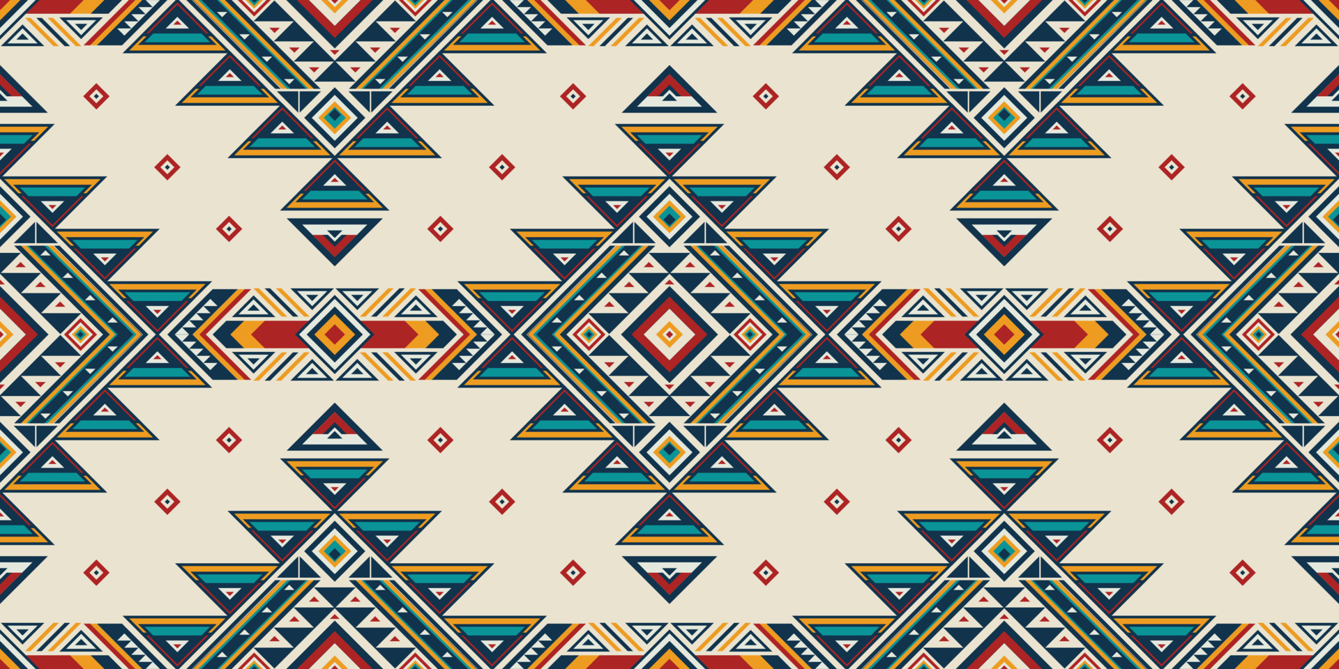 Native American Indian Ornament Pattern Geometric Ethnic Textile