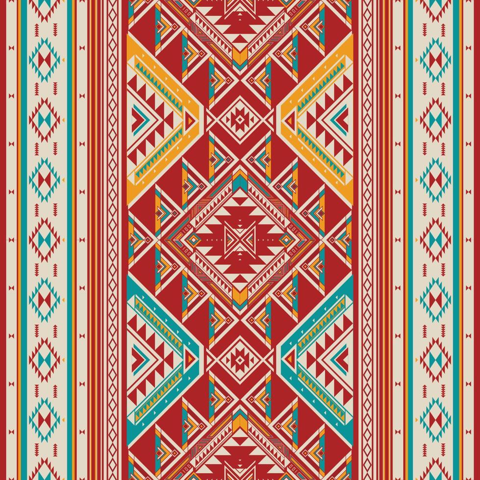 Native American Indian Ornament Pattern Geometric Ethnic Textile