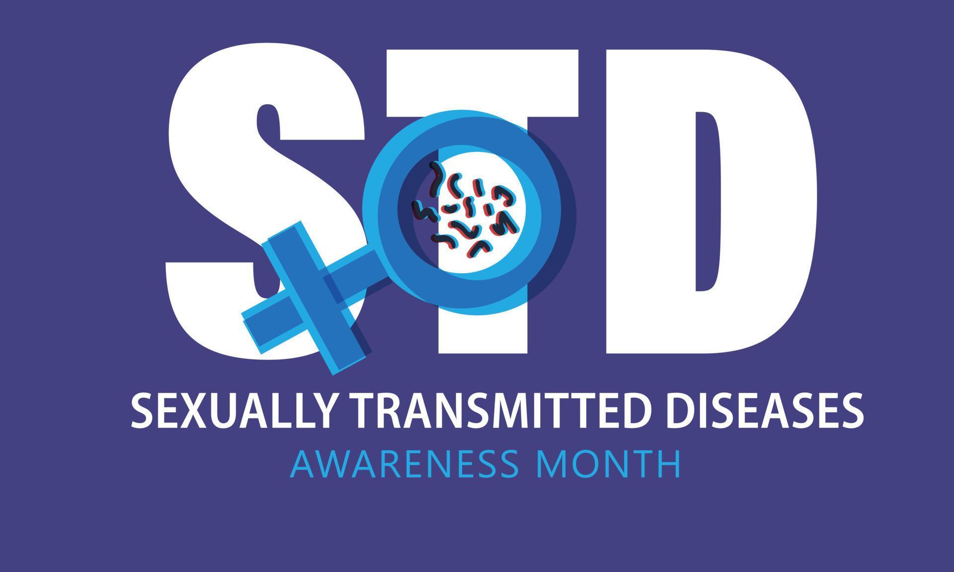 April Is Sexually Transmitted Diseases Awareness Month Template For