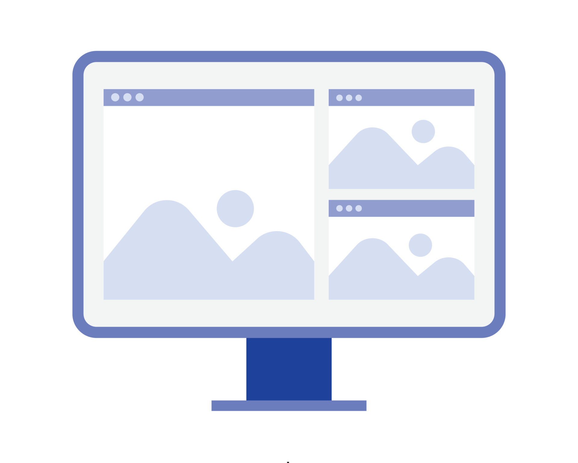 Computer flat vector illustration design free download 21490968 Vector ...