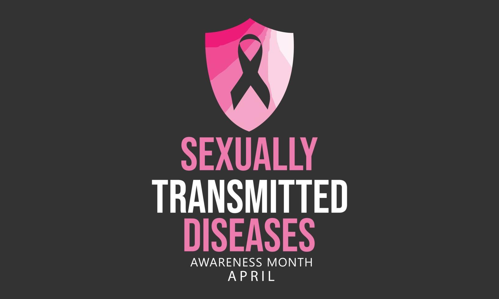 April Is Sexually Transmitted Diseases Awareness Month Template For