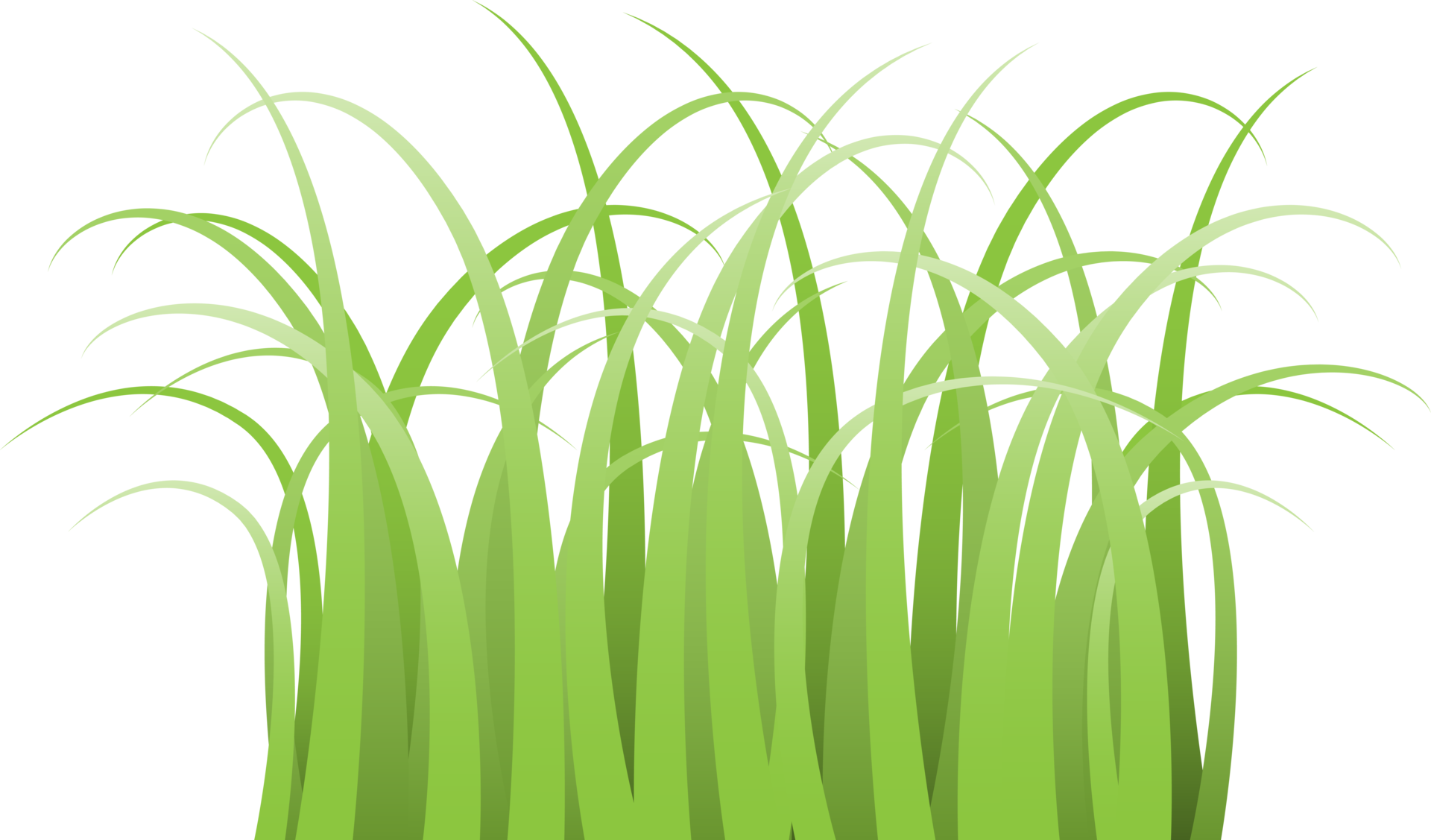Gradient Green Grass 21492431 Png
