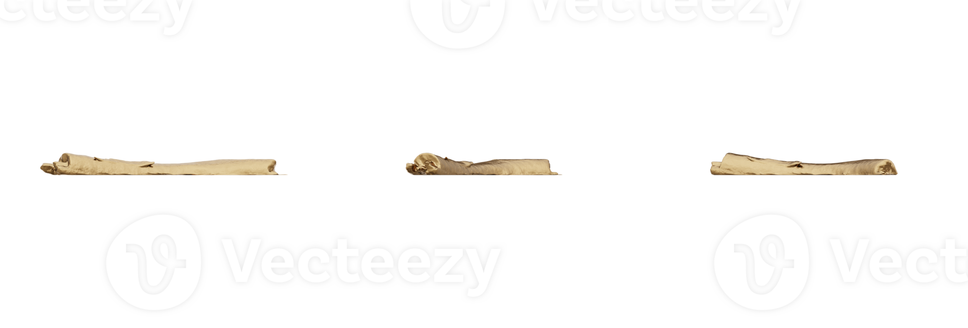 This stunning and realistic 3D render of a golden twig, wood, or stump will add a touch of ...