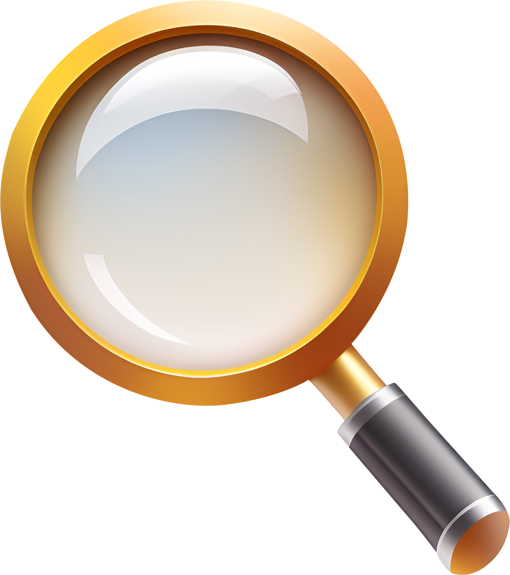 3D Magnifying Glass Icon Illustration 21495590 PNG