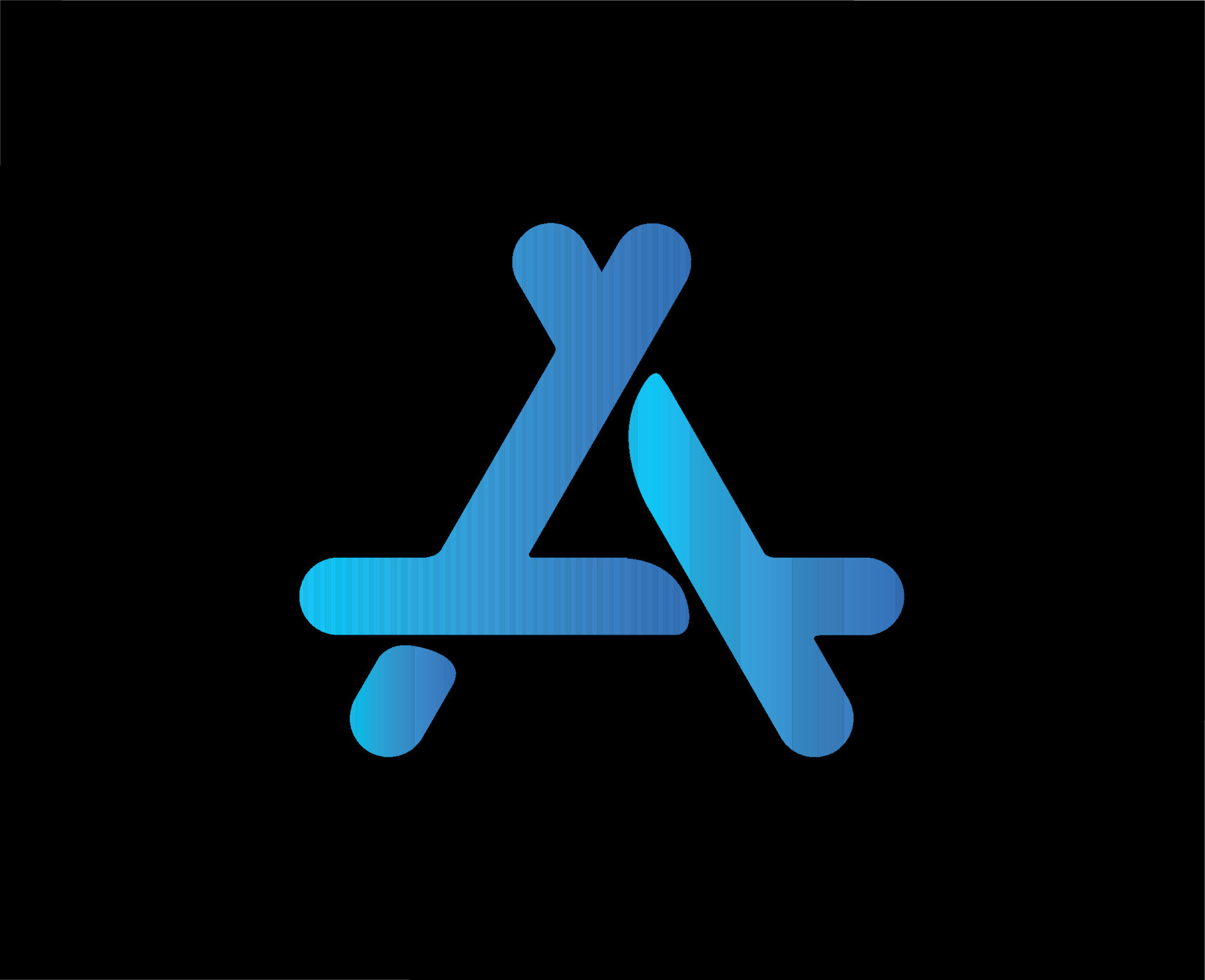 App Store Apple Icon Logo Symbol Blue Design Mobile Vector Illustration ... App Store Apple Icon Logo Symbol Blue Design Mobile Vector Illustration ...