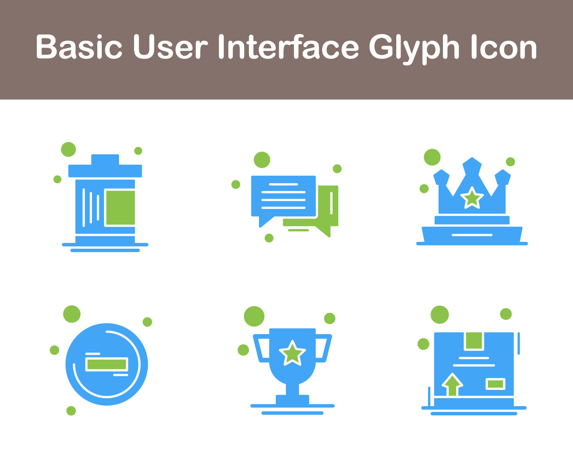 Basic User Interface Vector Icon Set 21496160 Vector Art at Vecteezy