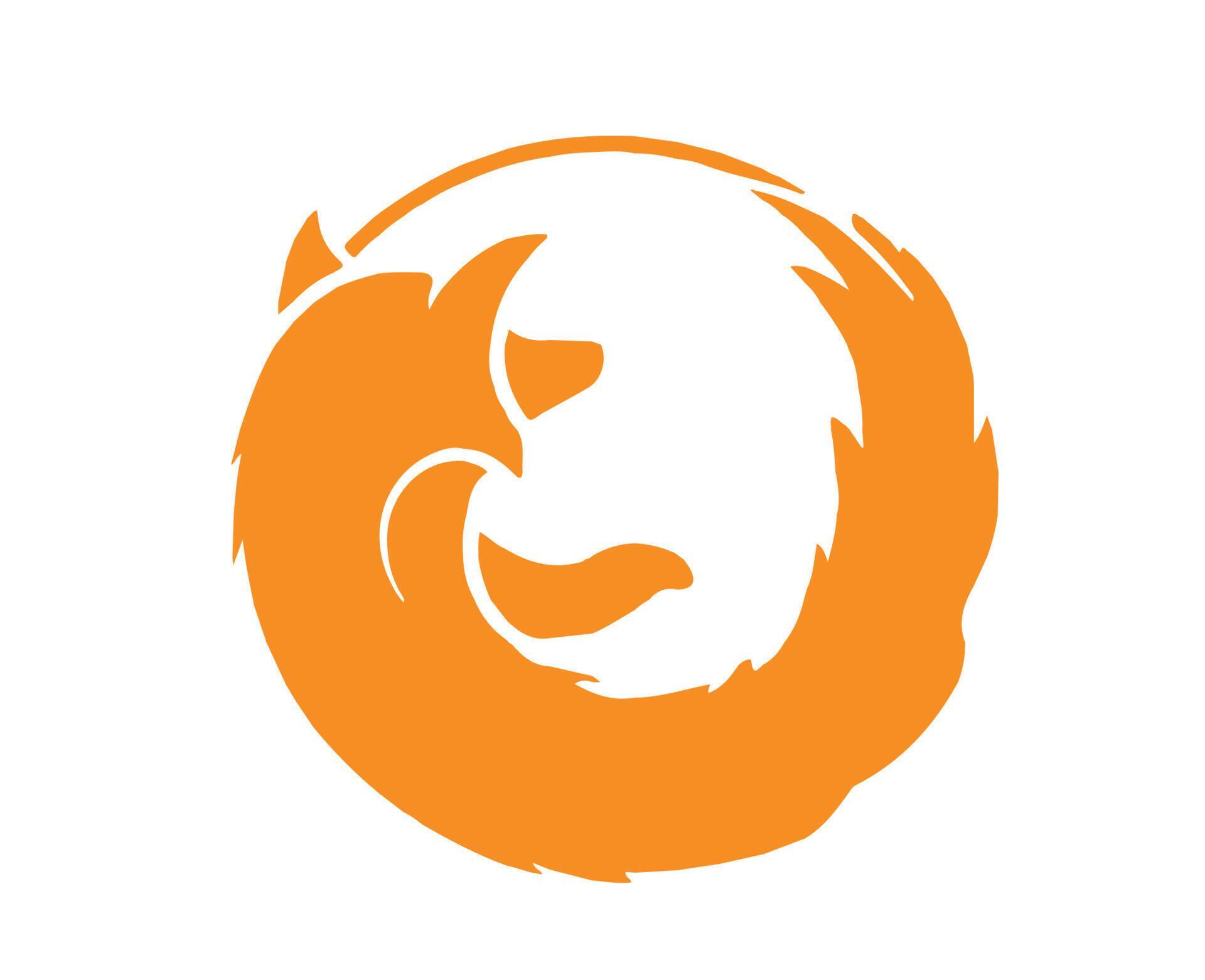 Mozilla Firefox Browser Logo Brand Symbol Orange Design Software Illustration Vector 21496268 ...