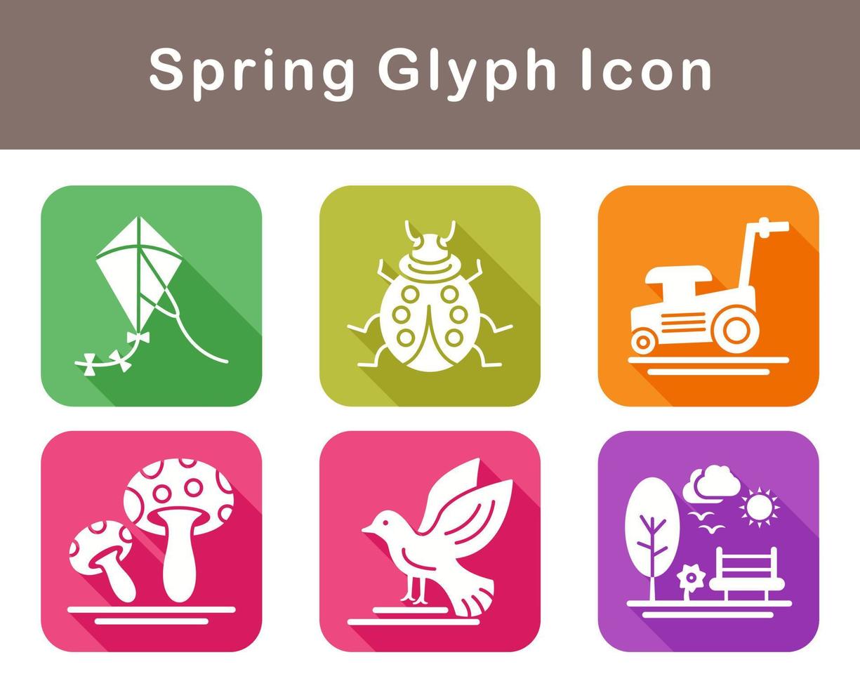 Spring Vector Icon Set 21498601 Vector Art at Vecteezy