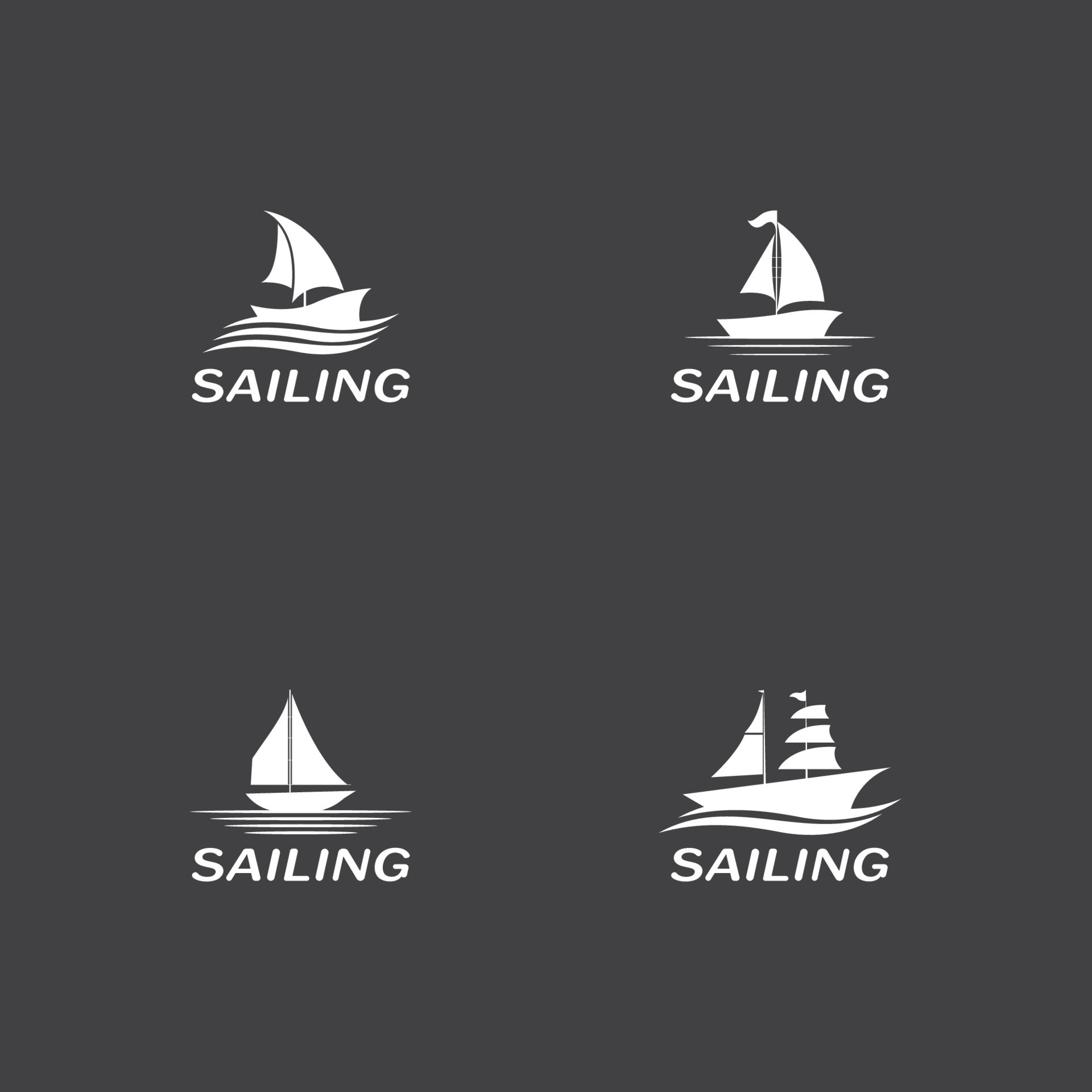 Sailing boat yacht logo vector illustration 21498628 Vector Art at Vecteezy Sailing boat yacht logo vector illustration 21498628 Vector Art at Vecteezy