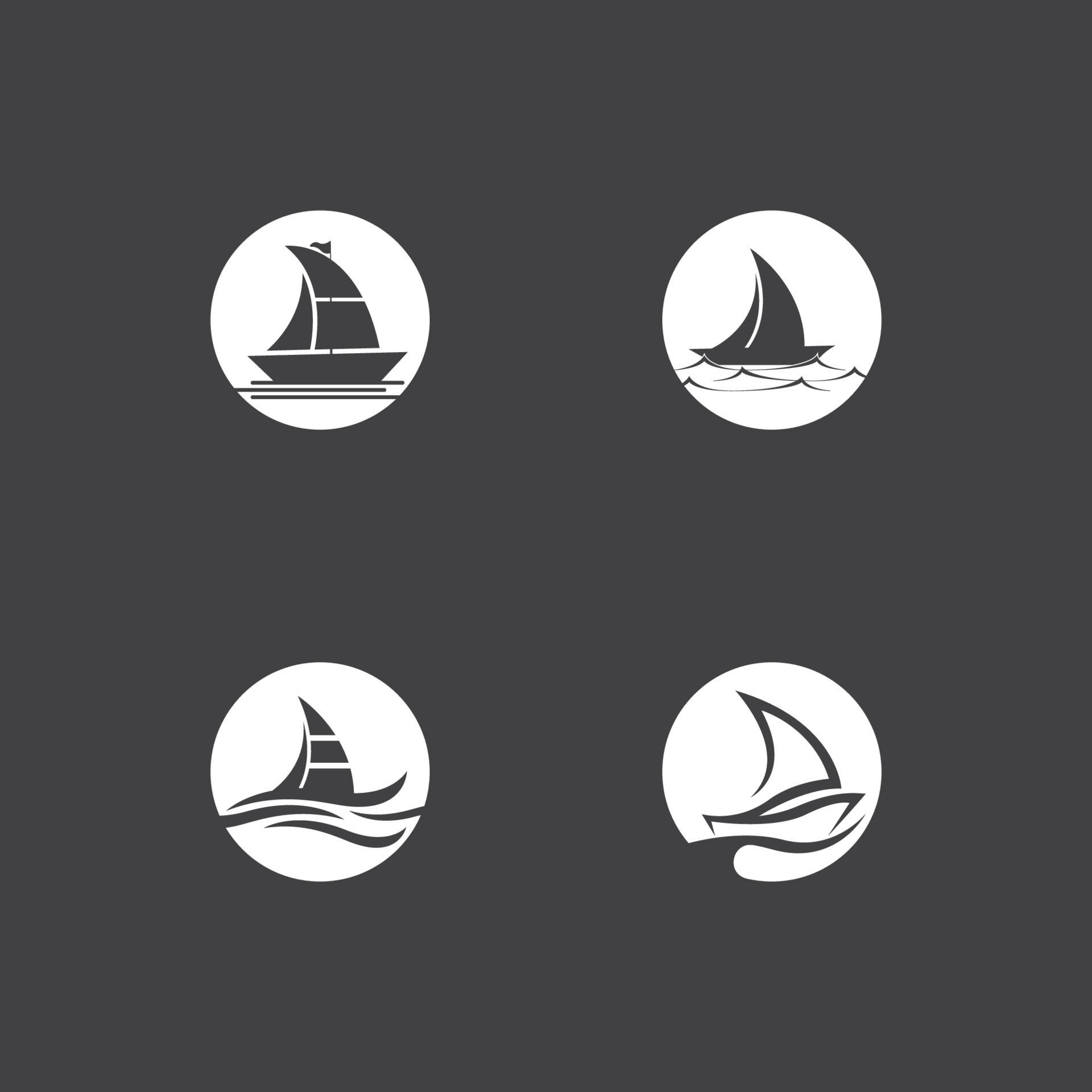 Sailing boat yacht logo vector illustration 21498634 Vector Art at Vecteezy Sailing boat yacht logo vector illustration 21498634 Vector Art at Vecteezy
