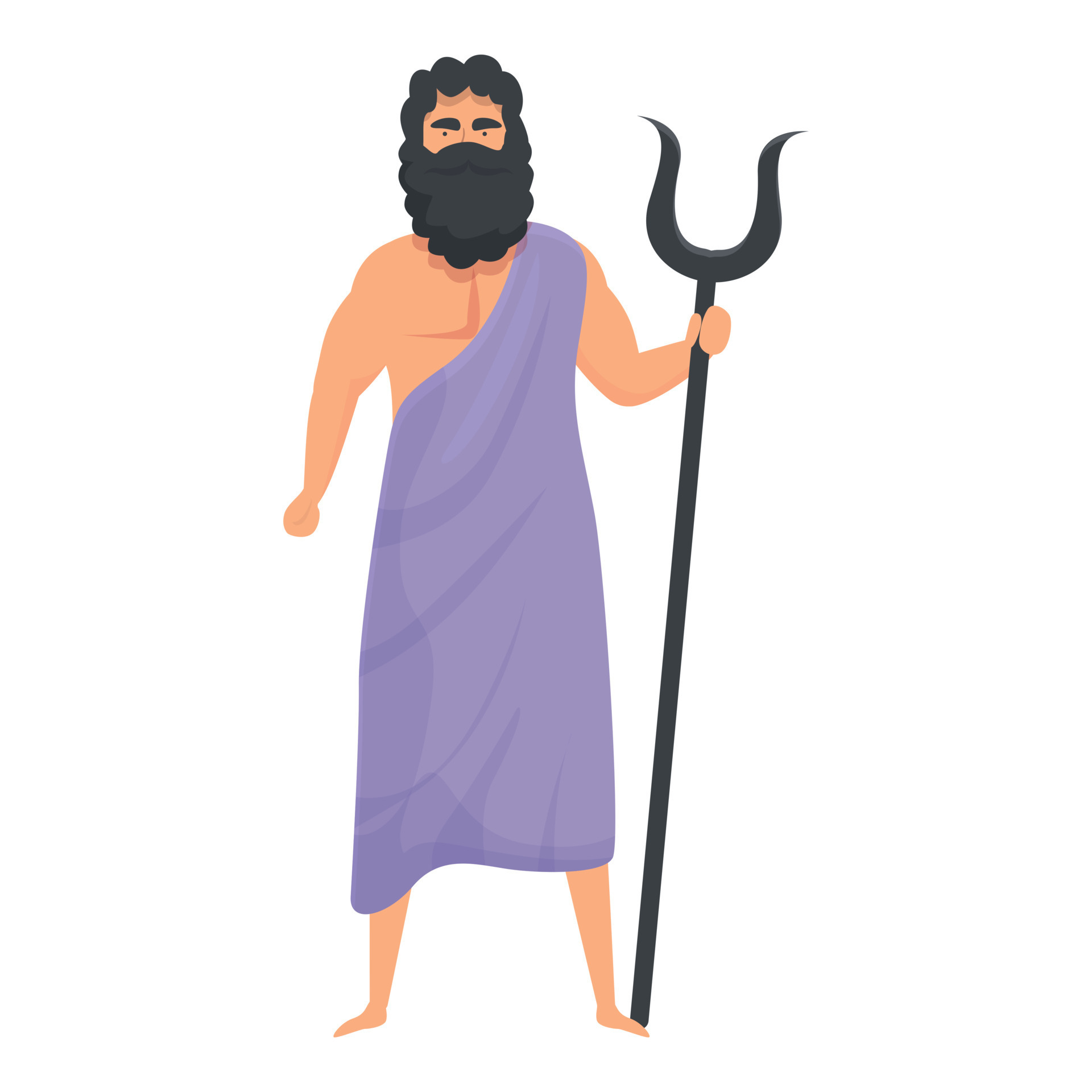 Hades icon cartoon vector. Greek athena 21501286 Vector Art at Vecteezy