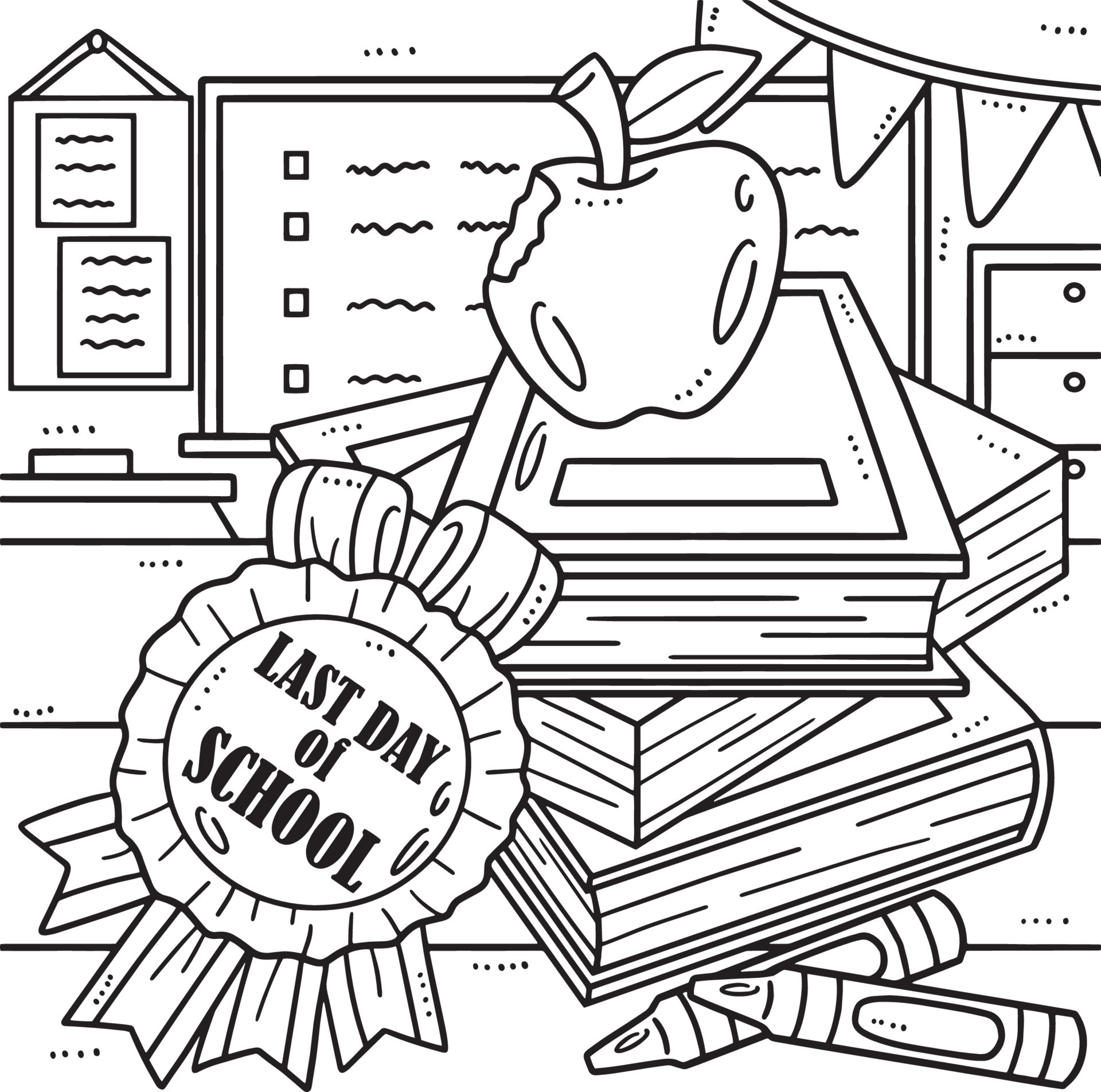 Last Day Of Pre K Books Apple Coloring Page 21501557 Vector Art At Vecteezy last-day-of-pre-k-books-apple-coloring-page-21501557-vector-art-at-vecteezy