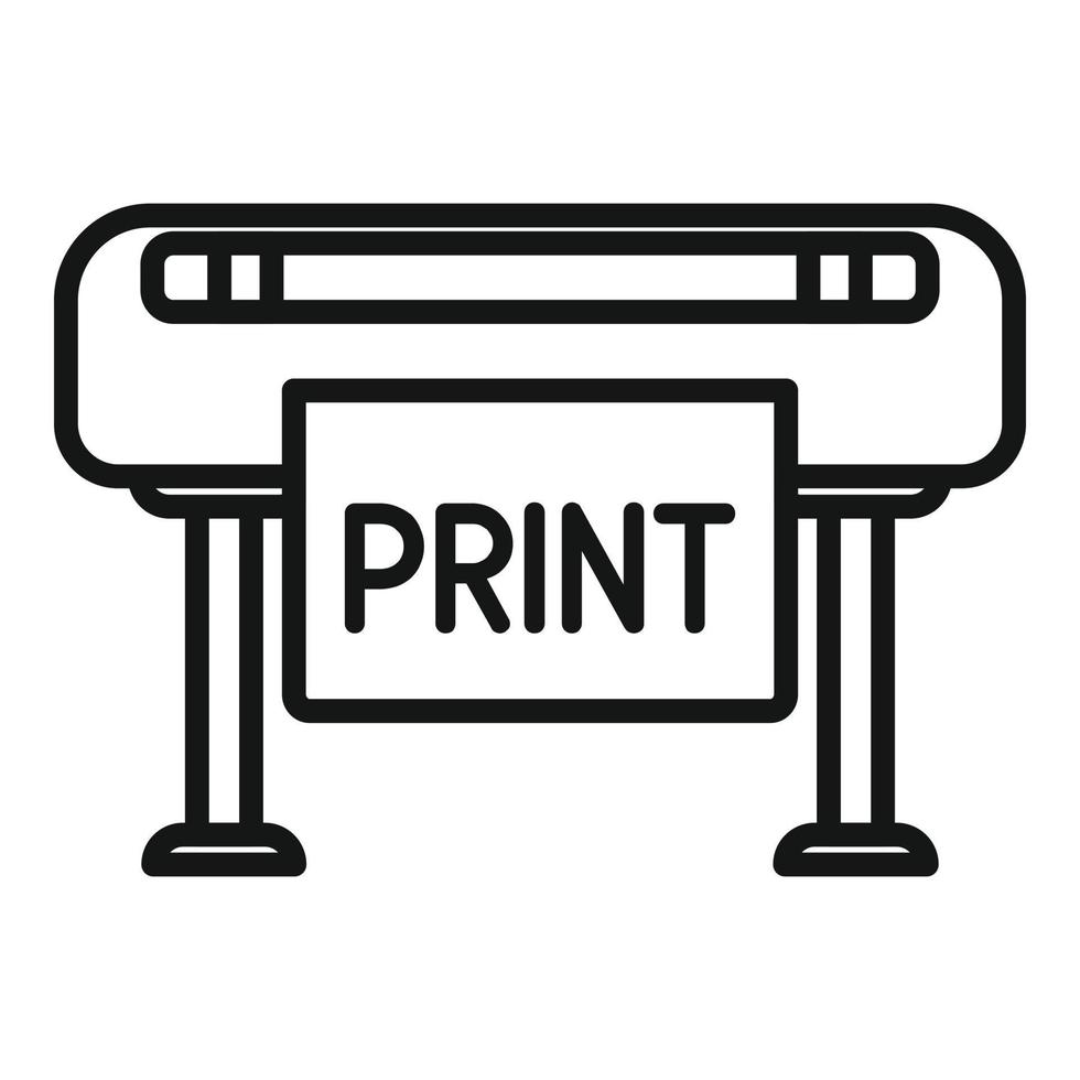 Service plotter icon outline vector. Digital print 21503022 Vector Art at Vecteezy