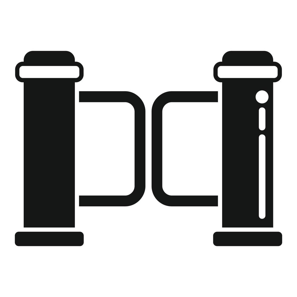 Security Barrier Icon Simple Vector Automatic Gate 21503175 Vector Art