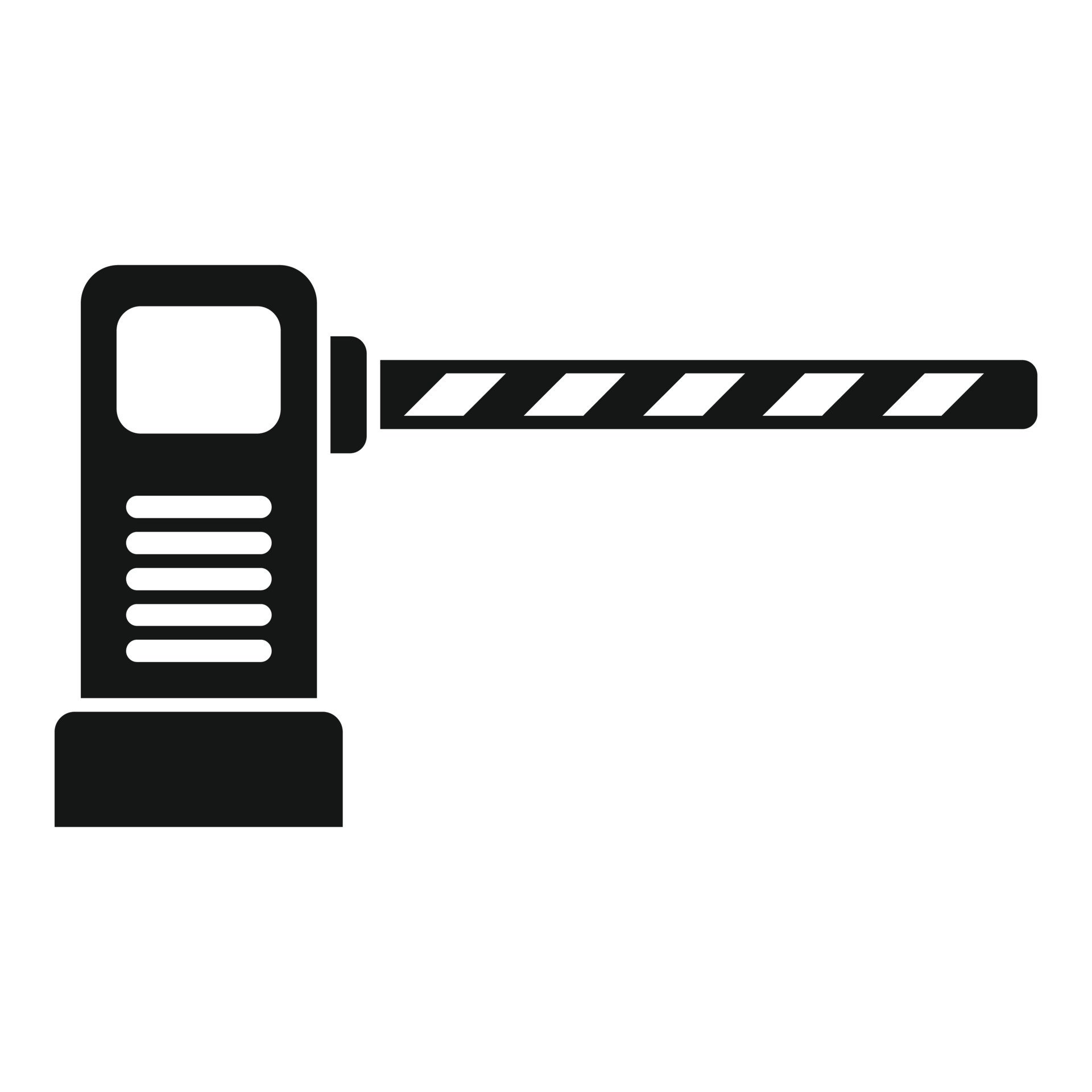 Access Barrier Icon Simple Vector Automatic Gate 21503188 Vector Art