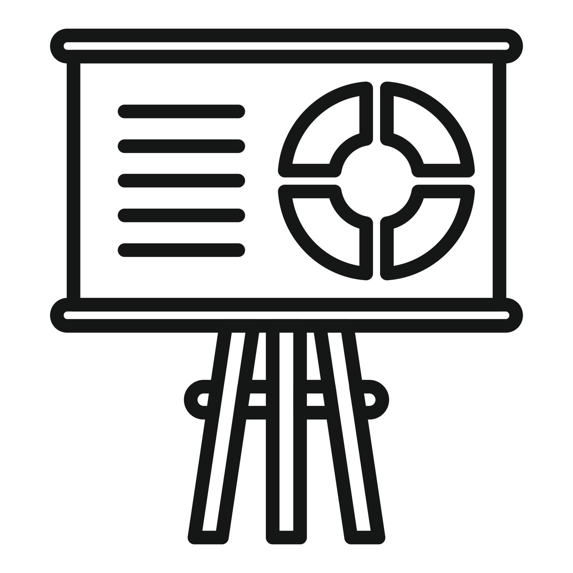 Banner Report Icon Outline Vector Business Document 21503895 Vector