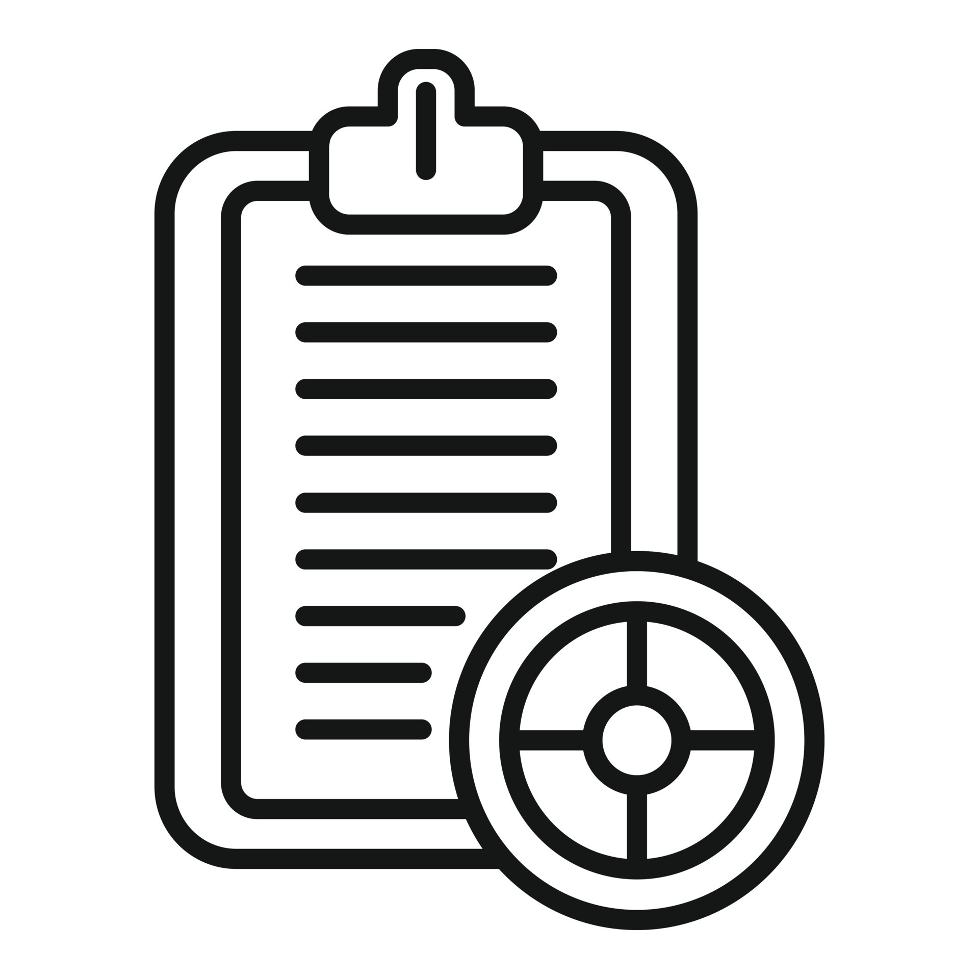 Pie Chart Report Icon Outline Vector Document Data 21503910 Vector Art