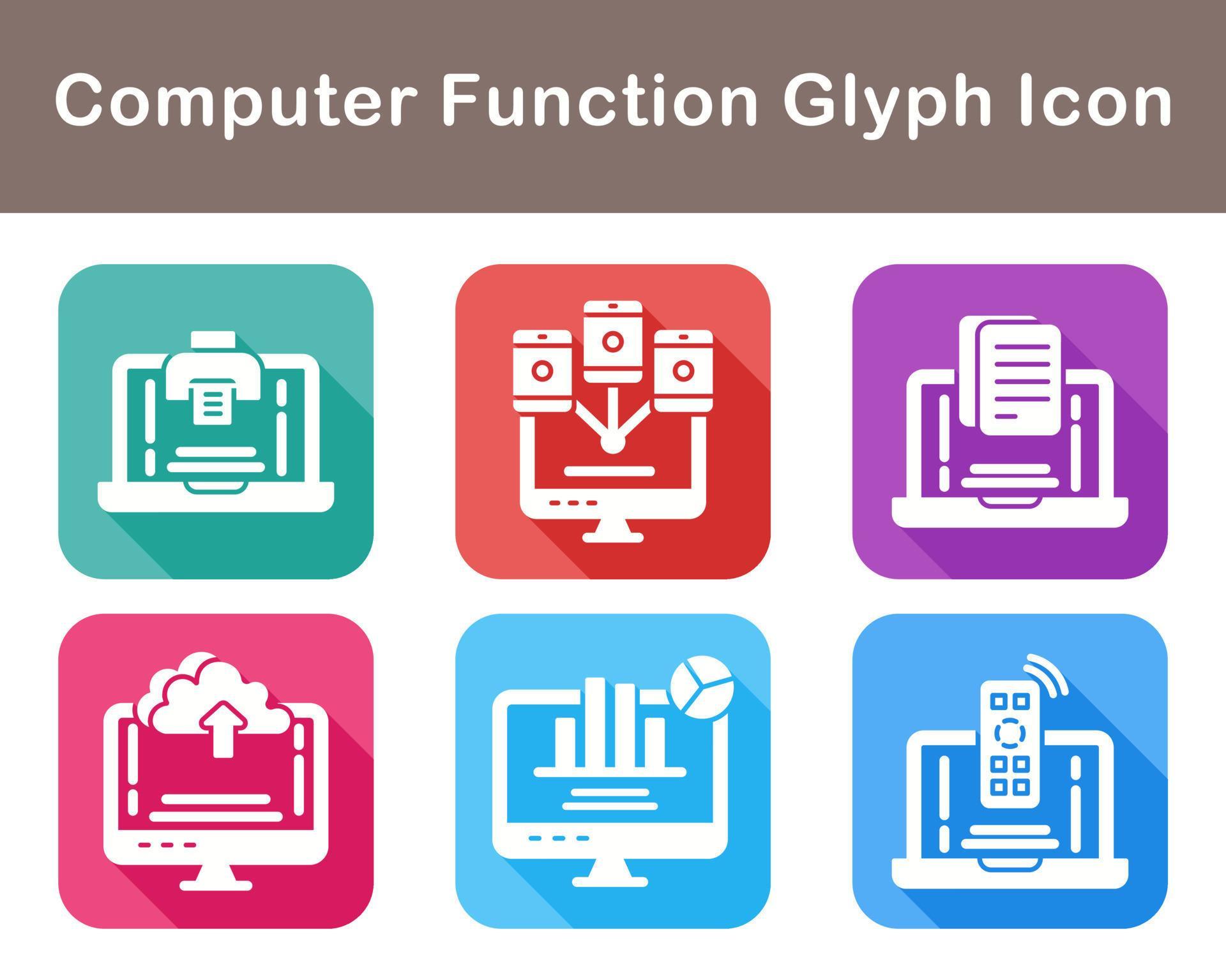Computer Function Vector Icon Set 21504111 Vector Art at Vecteezy