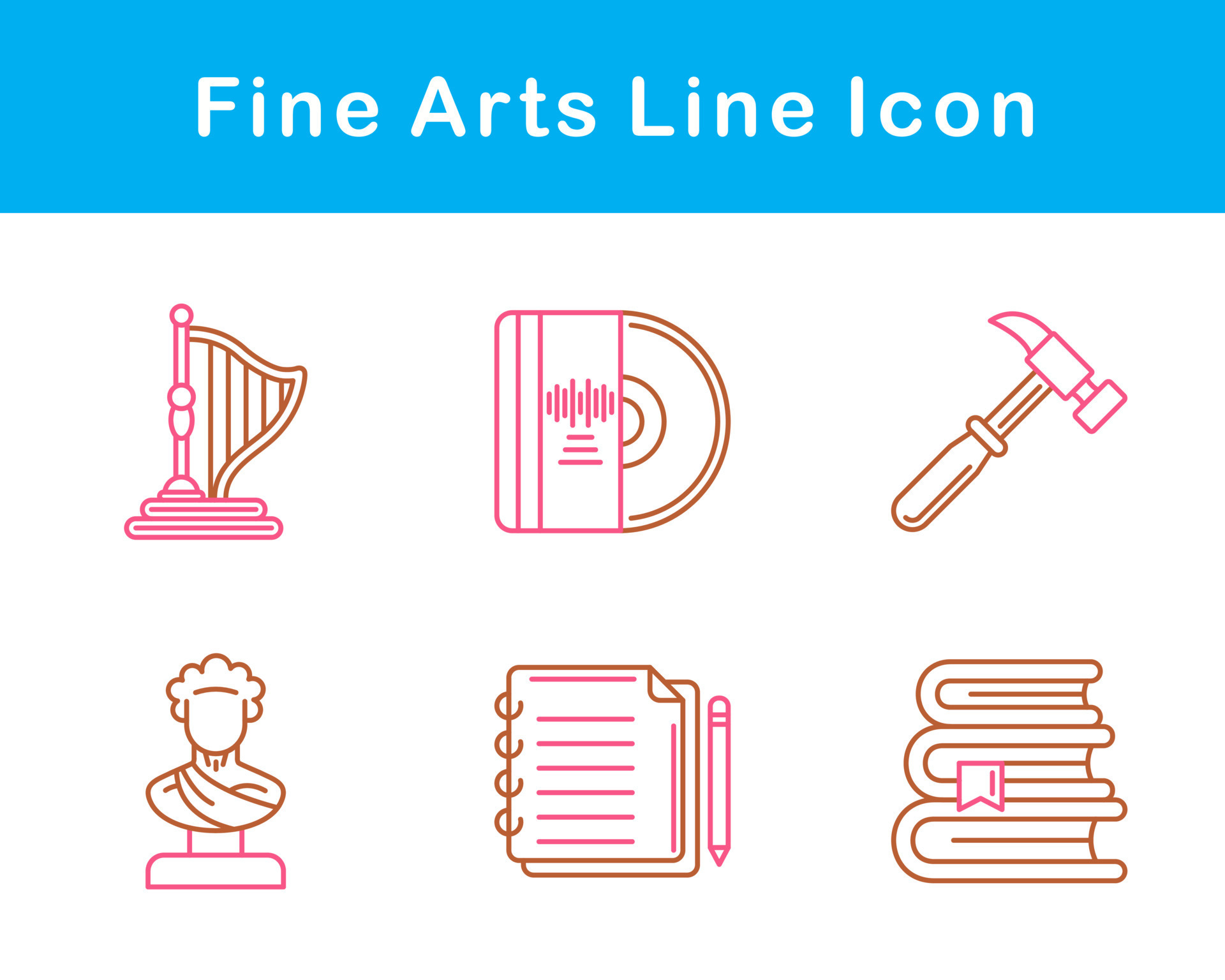 Fine Arts Vector Icon Set 21504149 Vector Art at Vecteezy