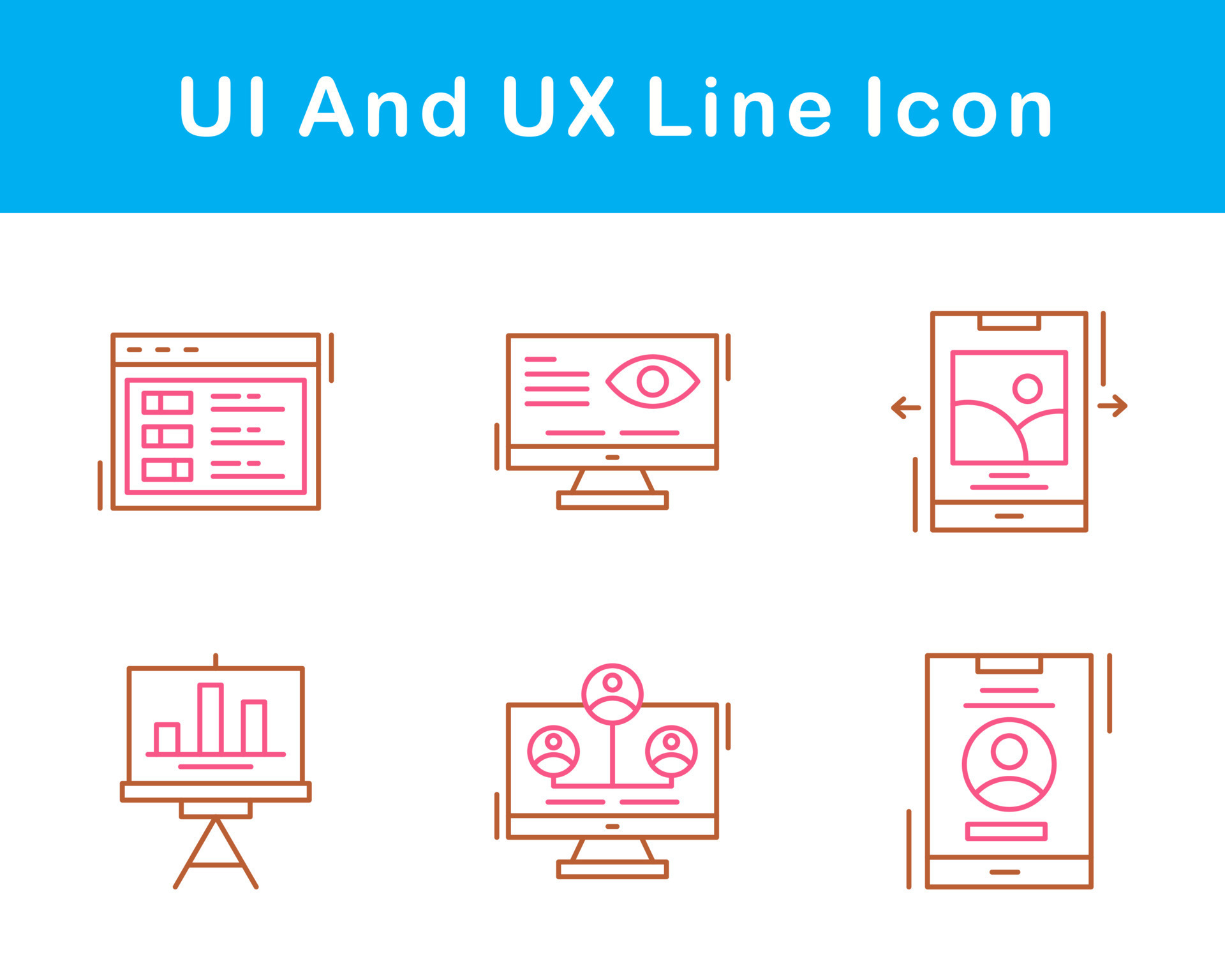 UI And UX Vector Icon Set 21504333 Vector Art at Vecteezy