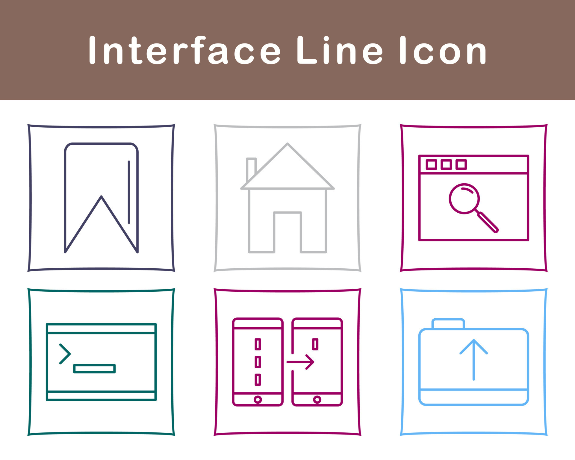 Interface Vector Icon Set 21504704 Vector Art at Vecteezy