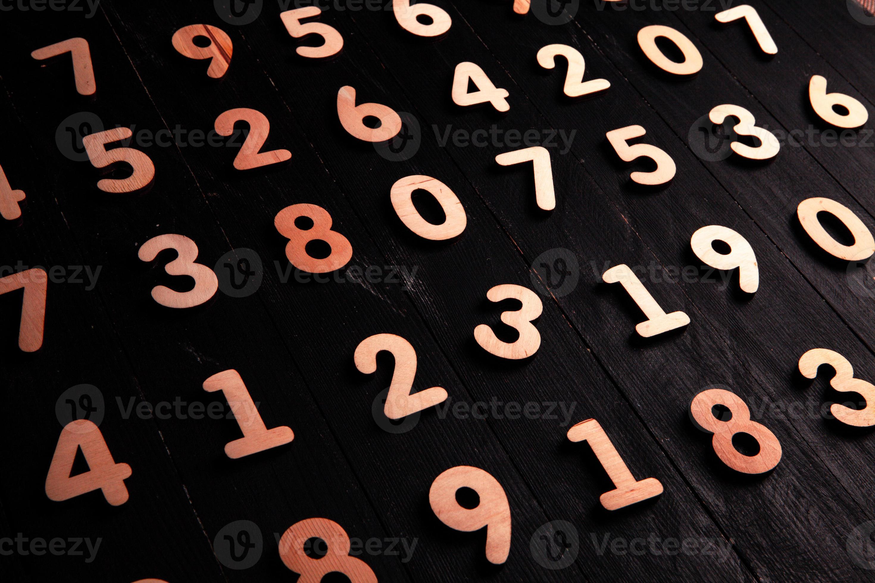 Background Of Numbers From Zero To Nine Finance Data Concept Mathematic Seamless Pattern